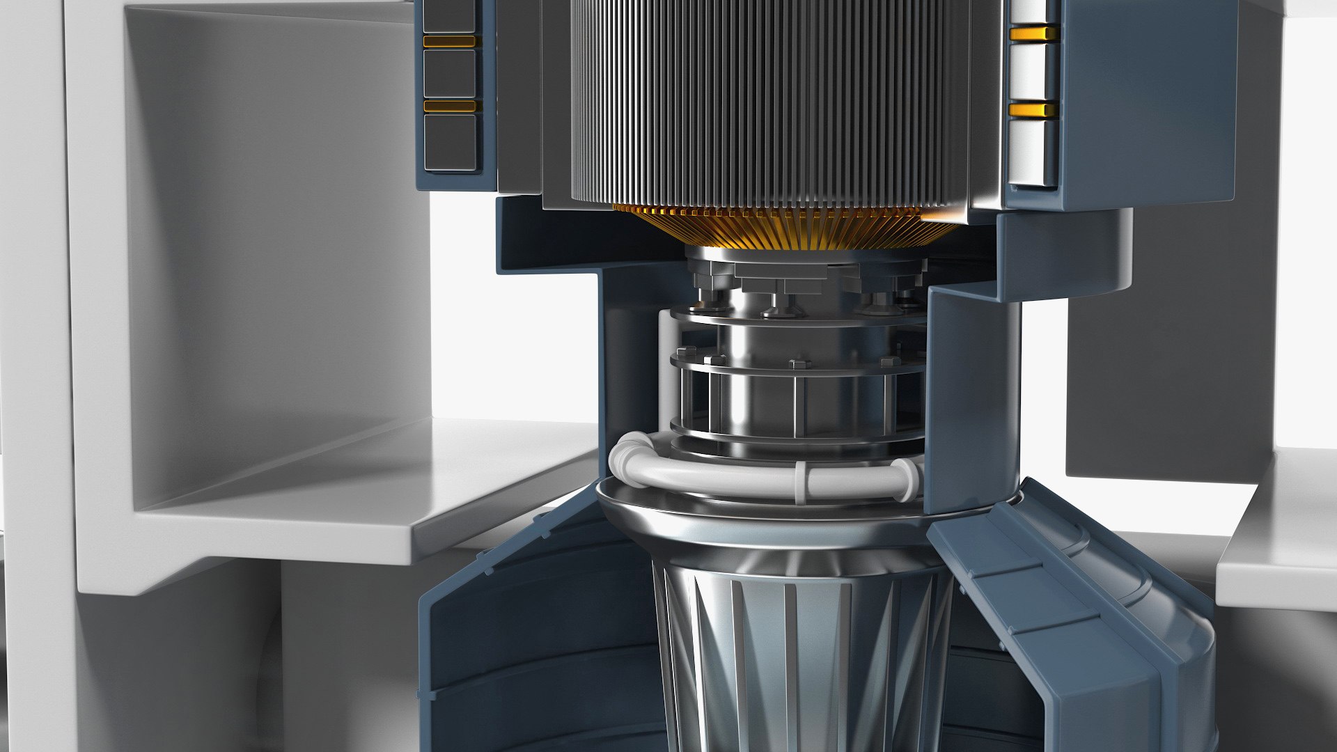 Variable speed pumped storage 3D model - TurboSquid 1477097