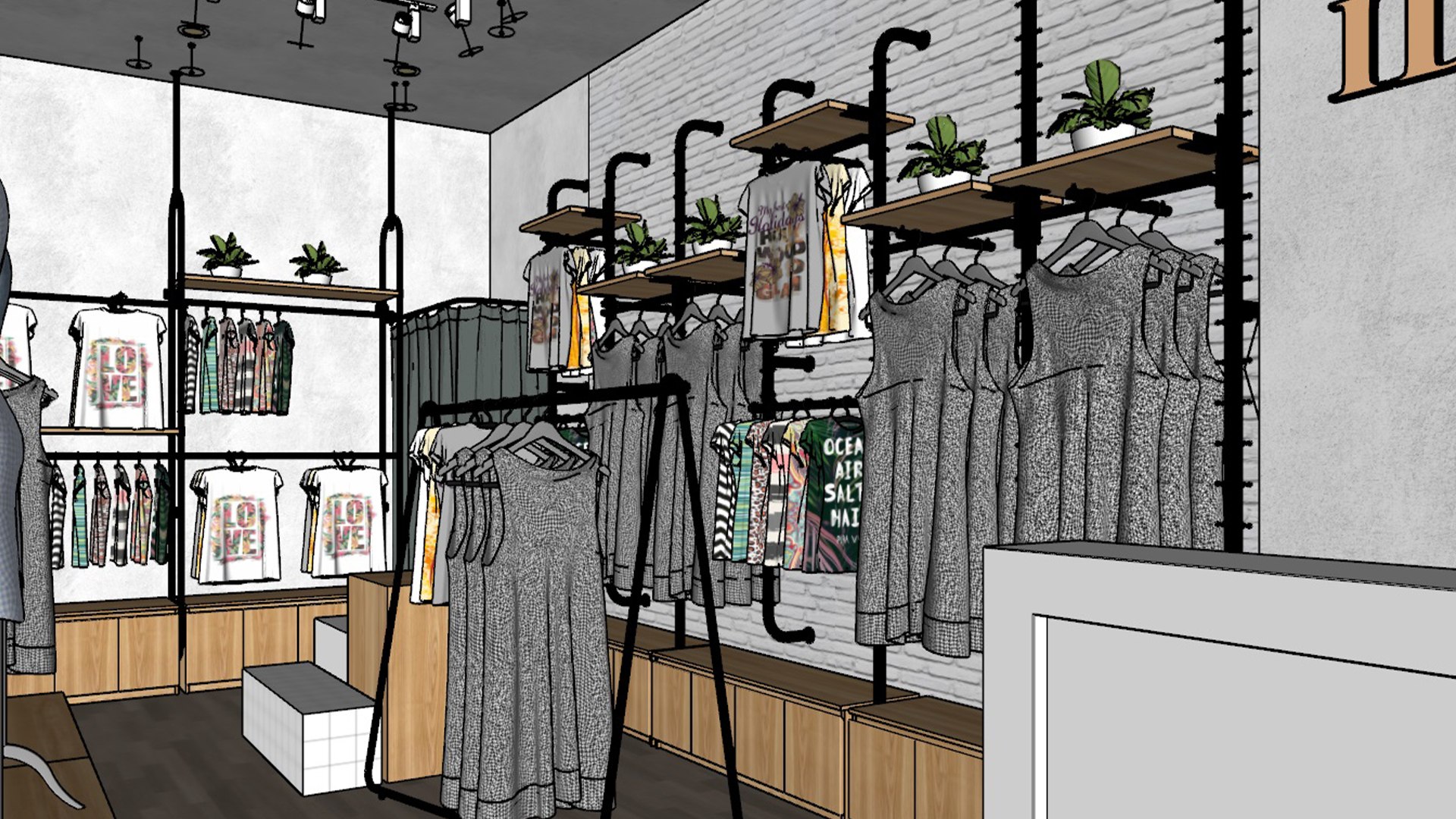 SHOP-cloth Store 3D Model - TurboSquid 1977214