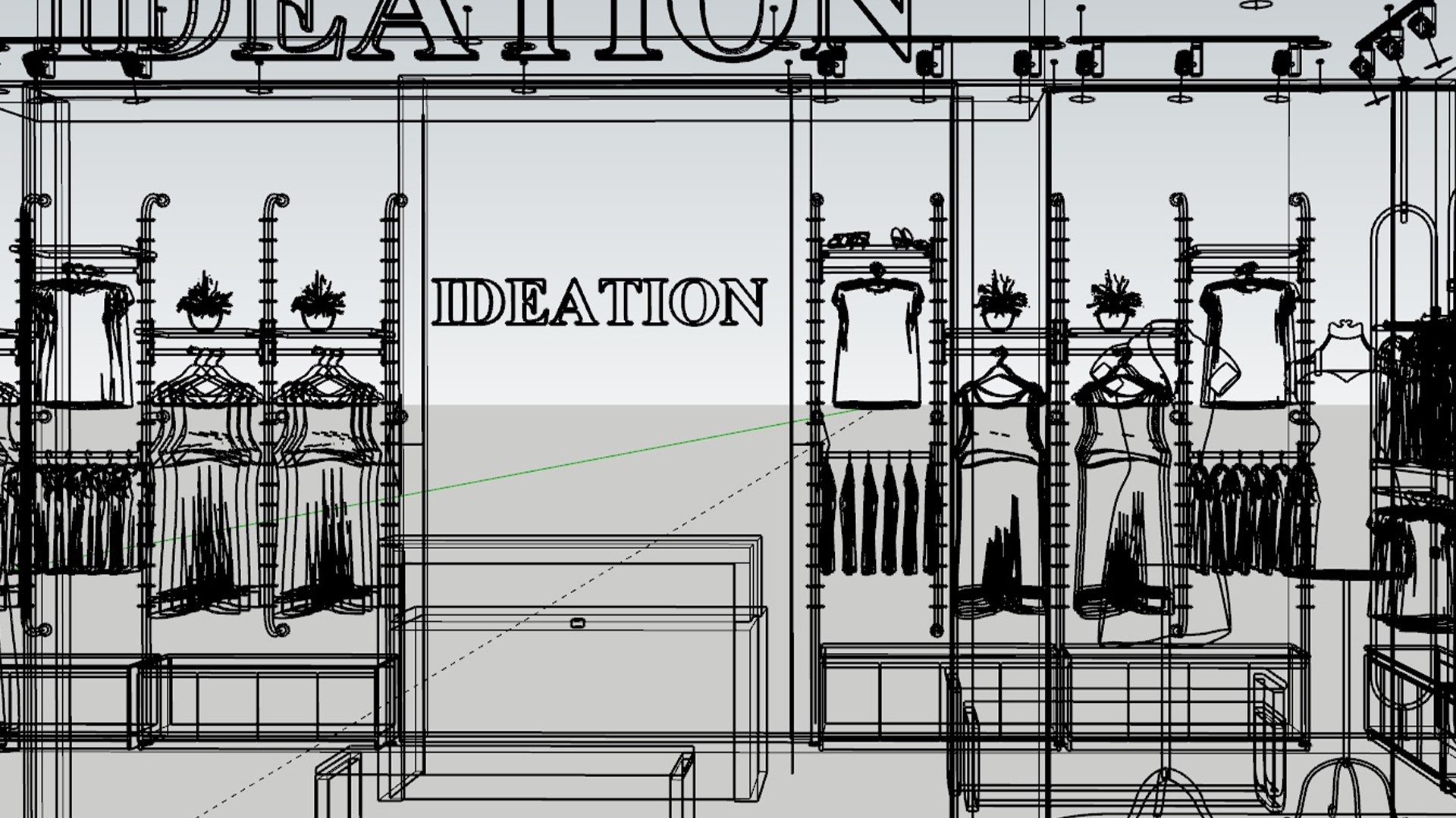 SHOP-cloth Store 3D Model - TurboSquid 1977214