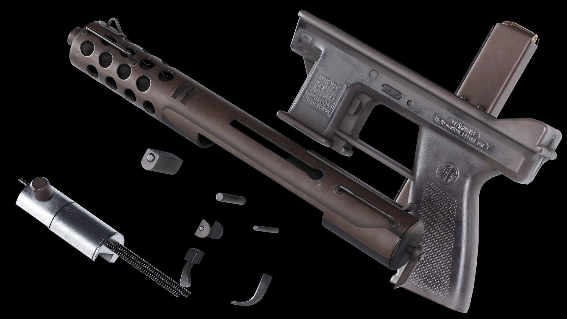 3D TEC 9 Low Poly Model - TurboSquid 2221709