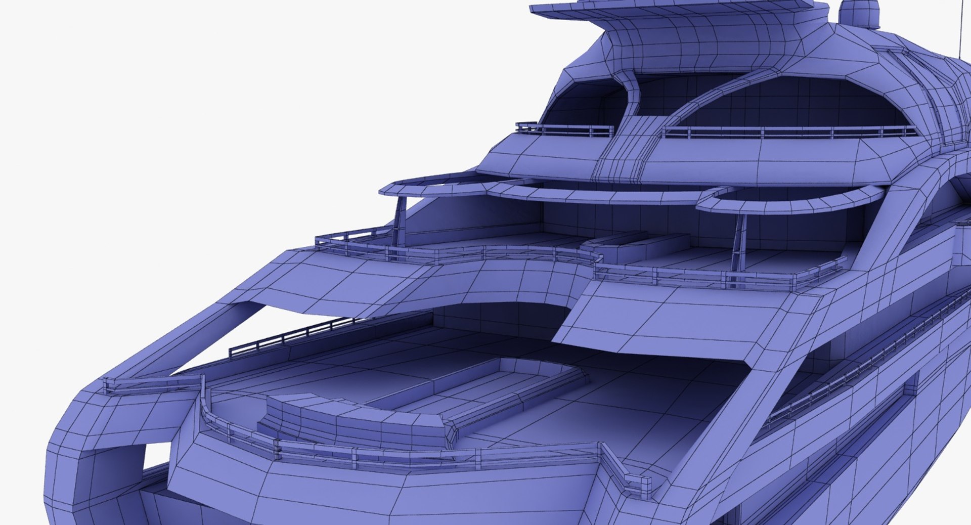 3d model motor yacht palladium