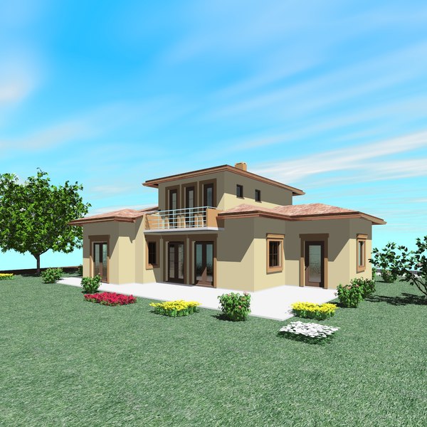 3d house home