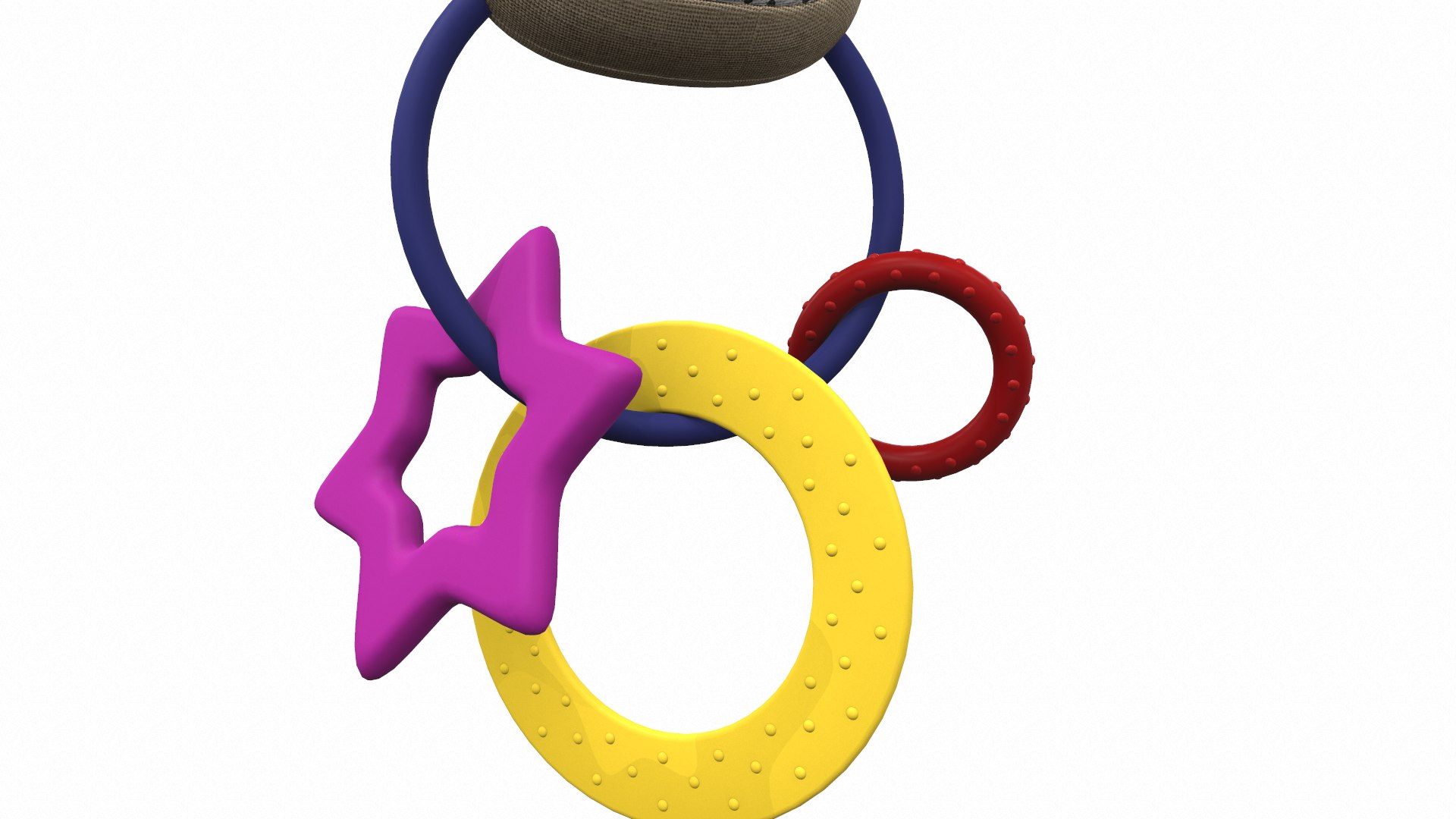 Plush toy bear hanging 2 3D model - TurboSquid 2109520