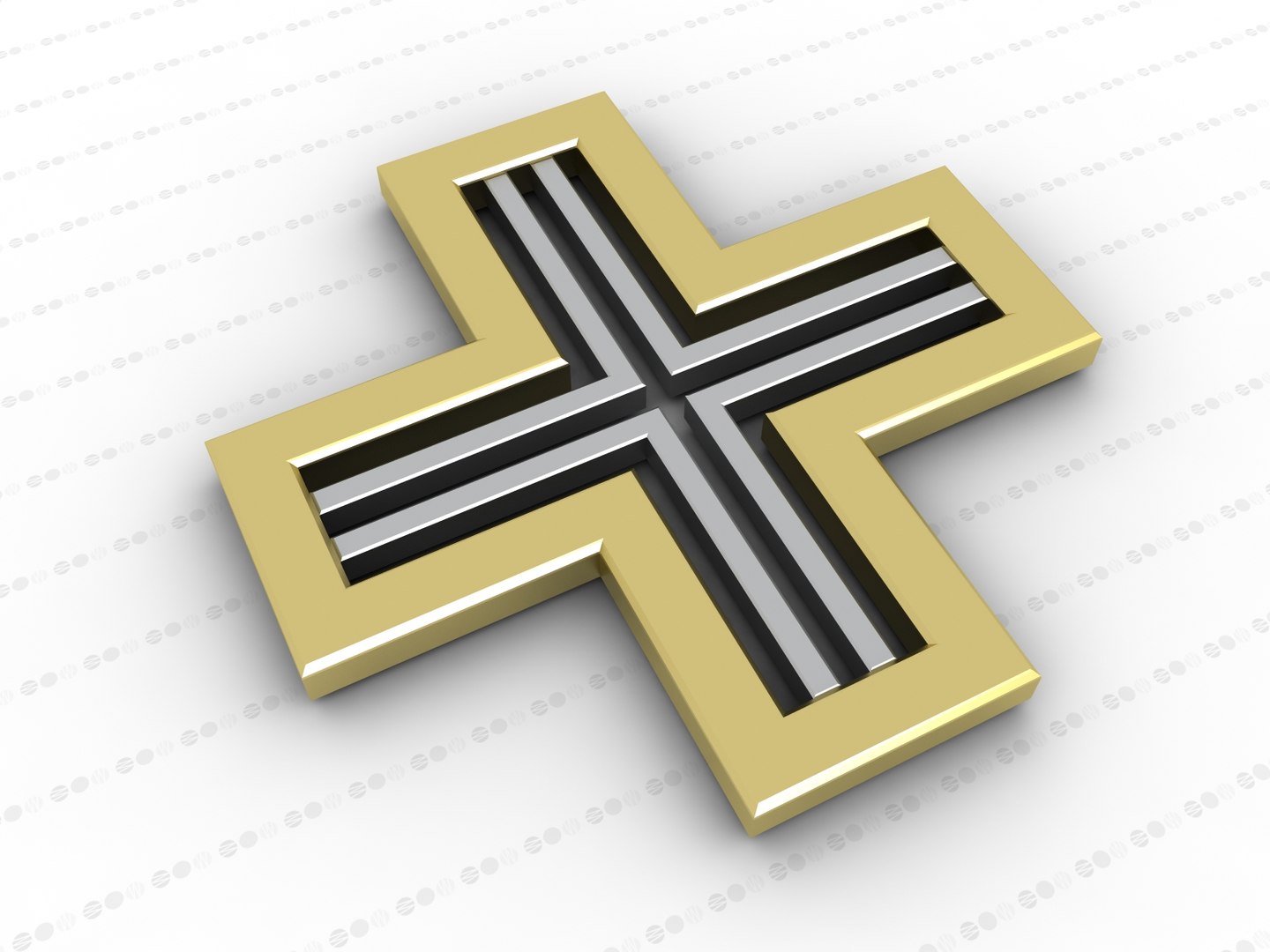 3D Cross - TurboSquid 1474357