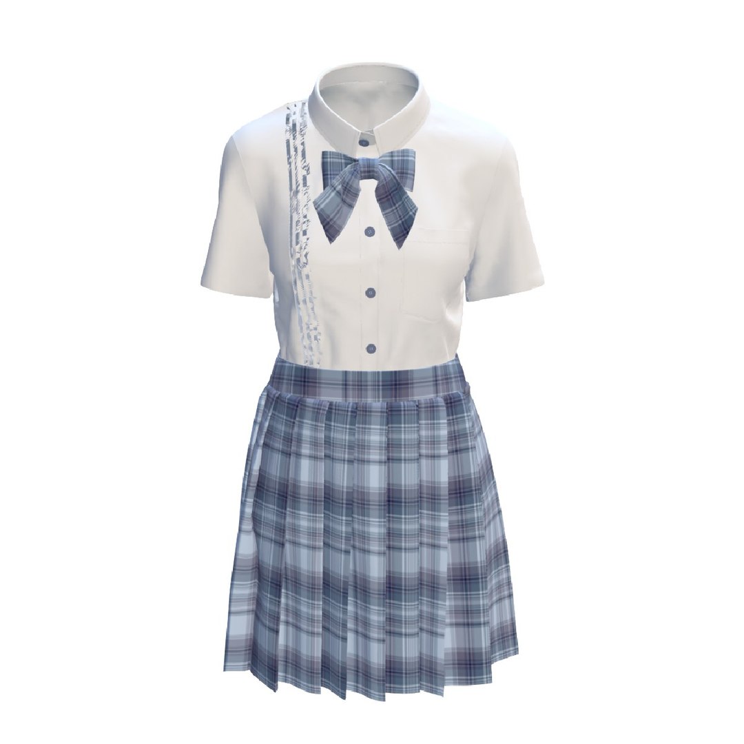 3D School Uniform 3D Model - TurboSquid 2304611