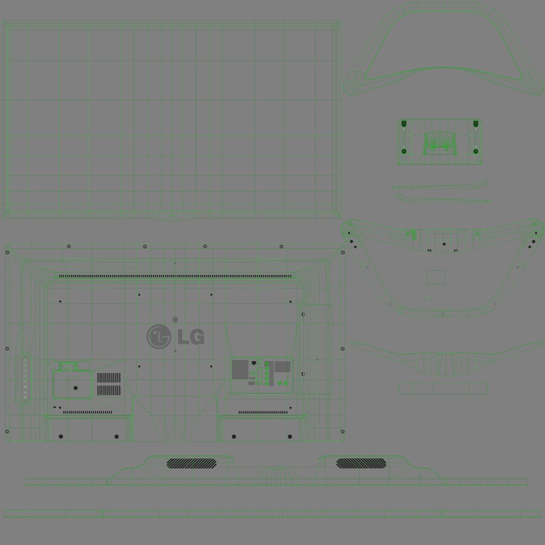 3d Lg 42ln570v Model