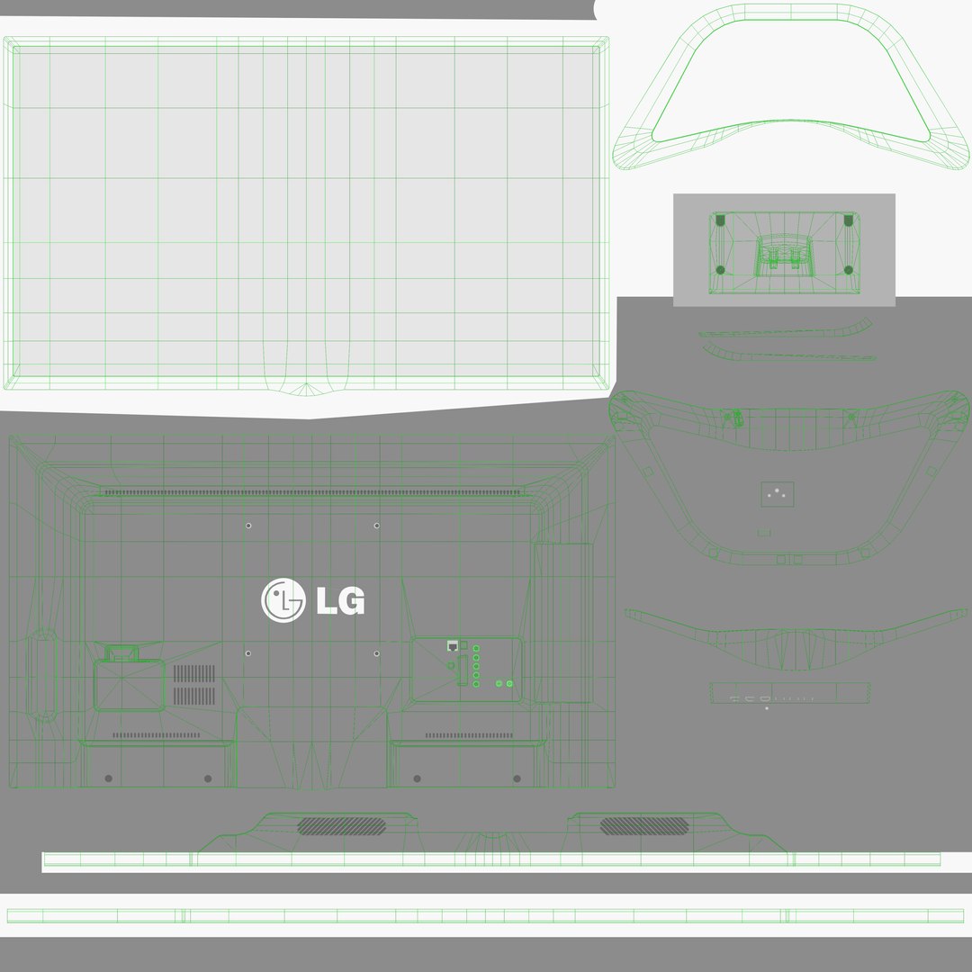 3d Lg 42ln570v Model