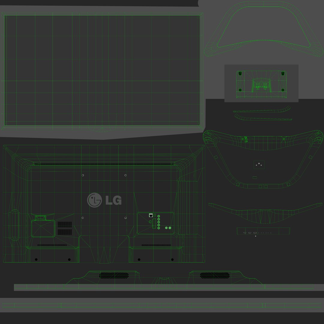 3d Lg 42ln570v Model