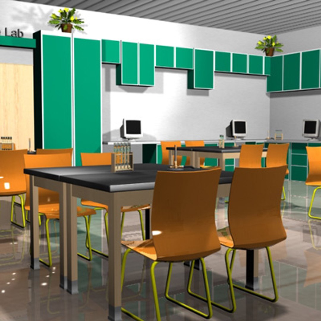 Scene Science Laboratory 3d Model