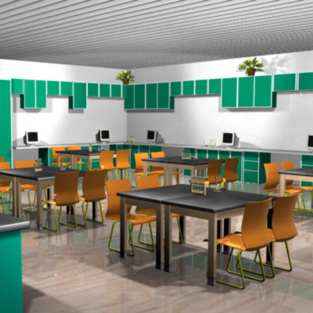 Scene Science Laboratory 3d Model