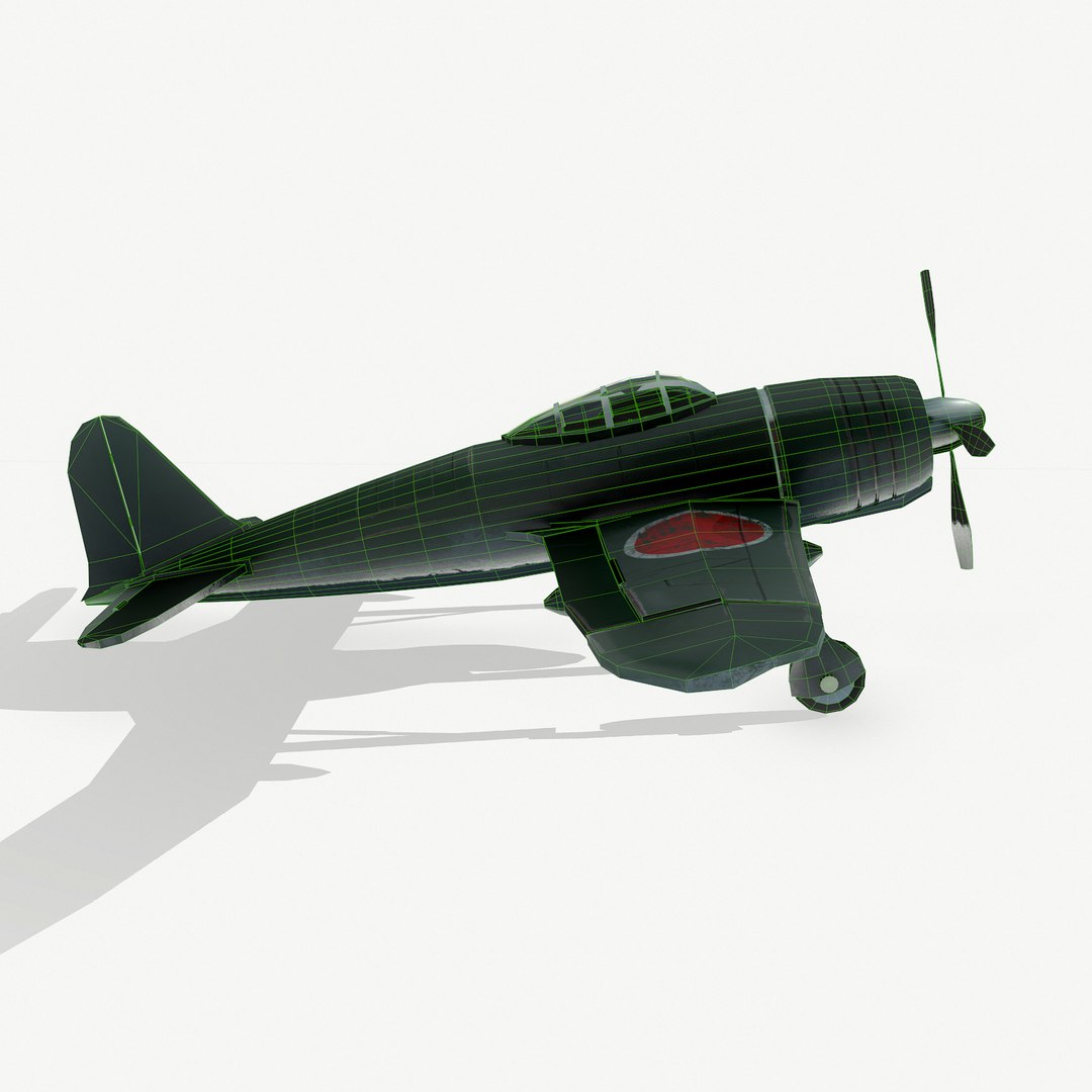 Mitsubishi A7m Reppuu Model - TurboSquid 1237964