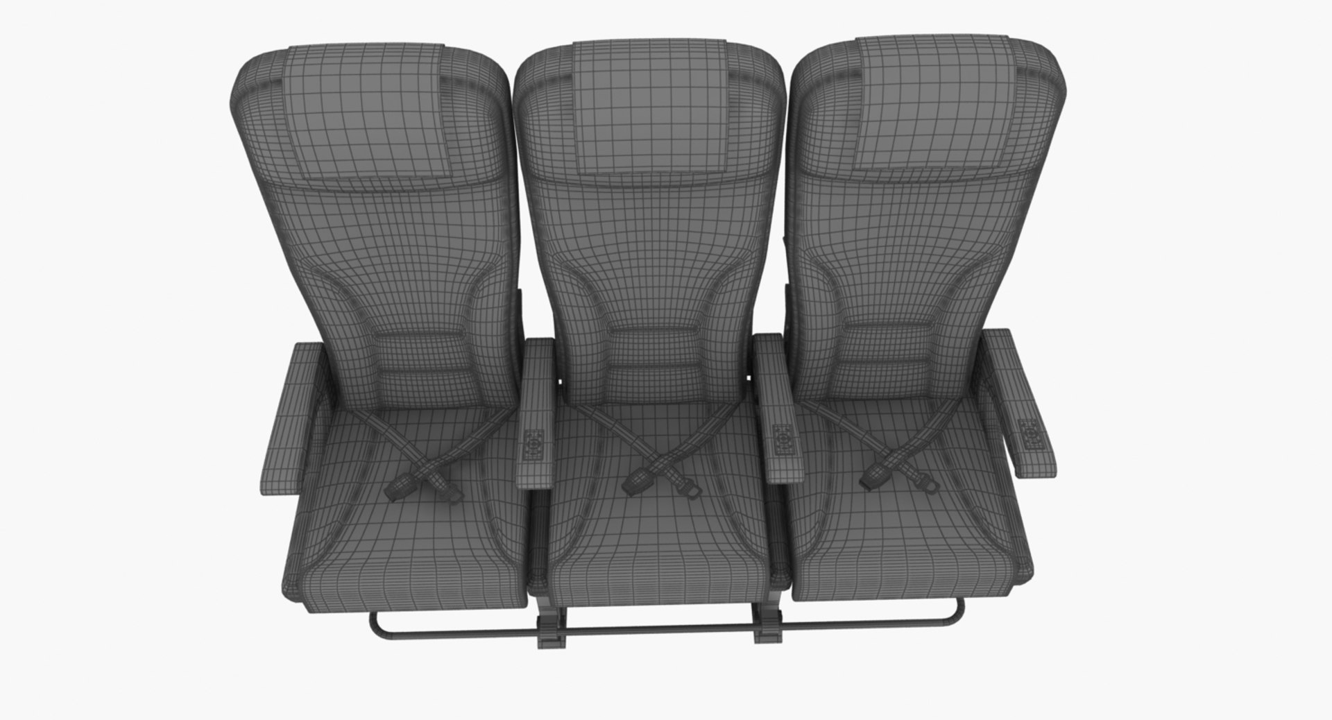 3D Airplane Chair Model - TurboSquid 1343323