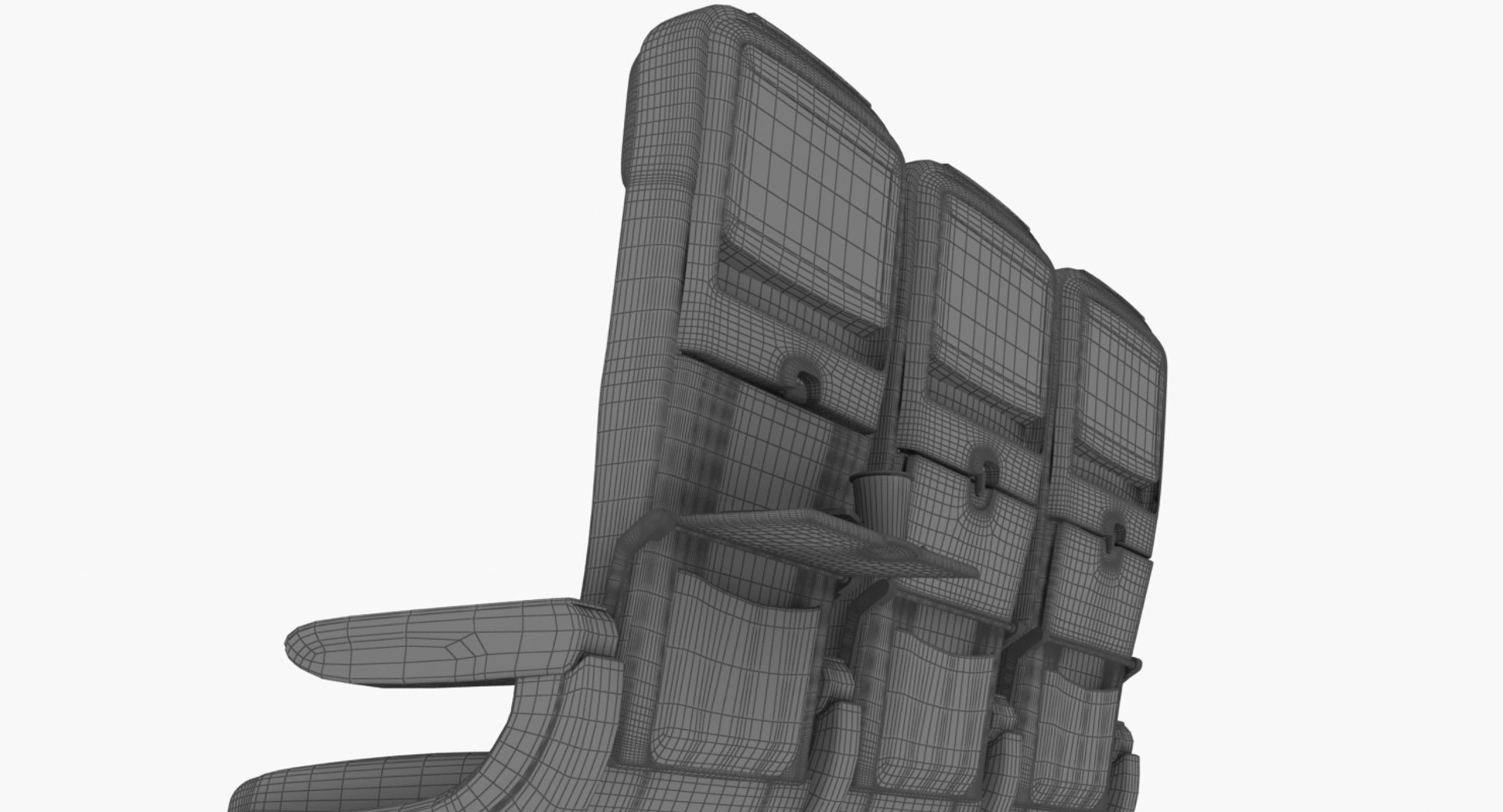 3D Airplane Chair Model - TurboSquid 1343323