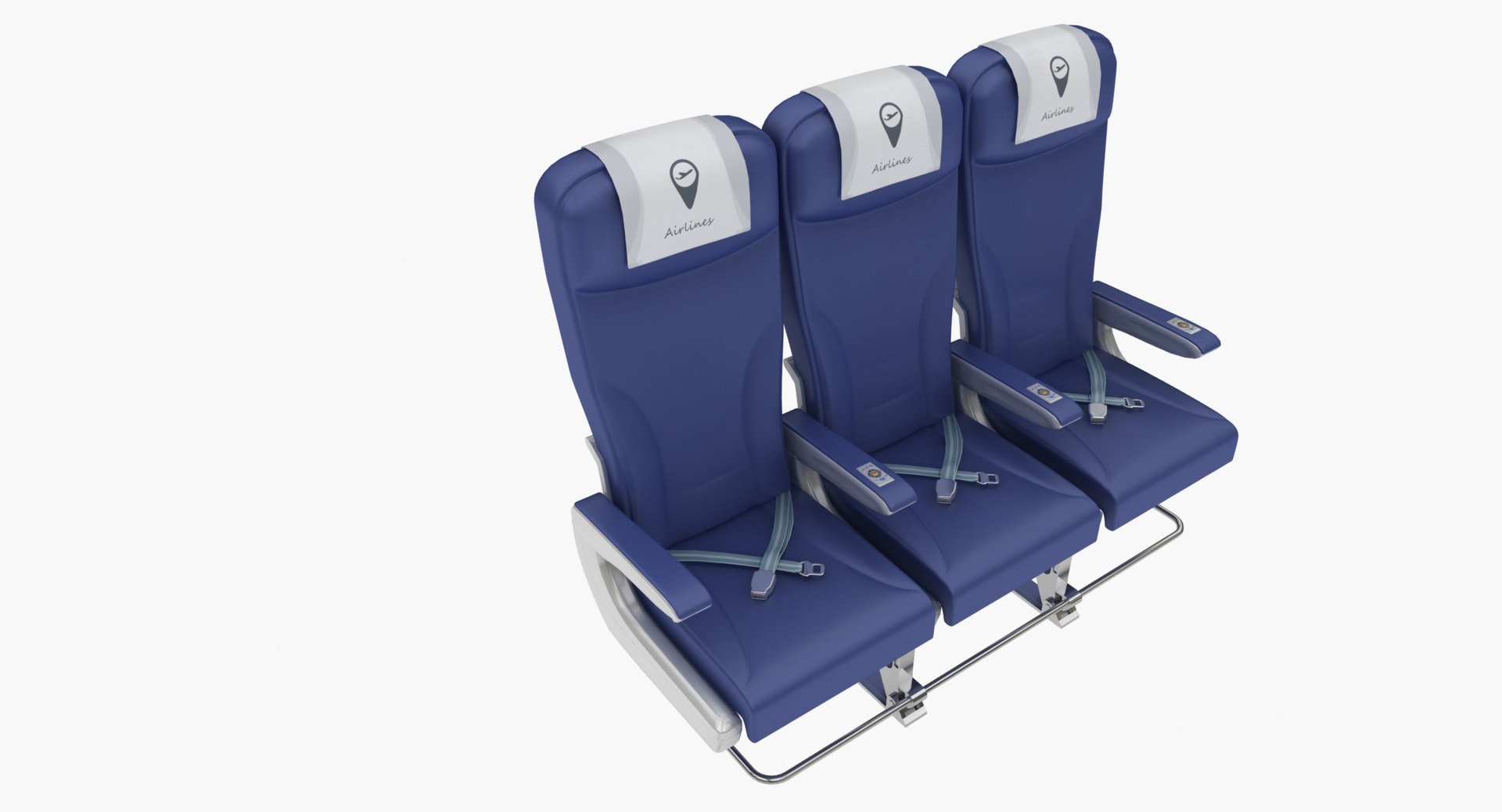 3D Airplane Chair Model - TurboSquid 1343323