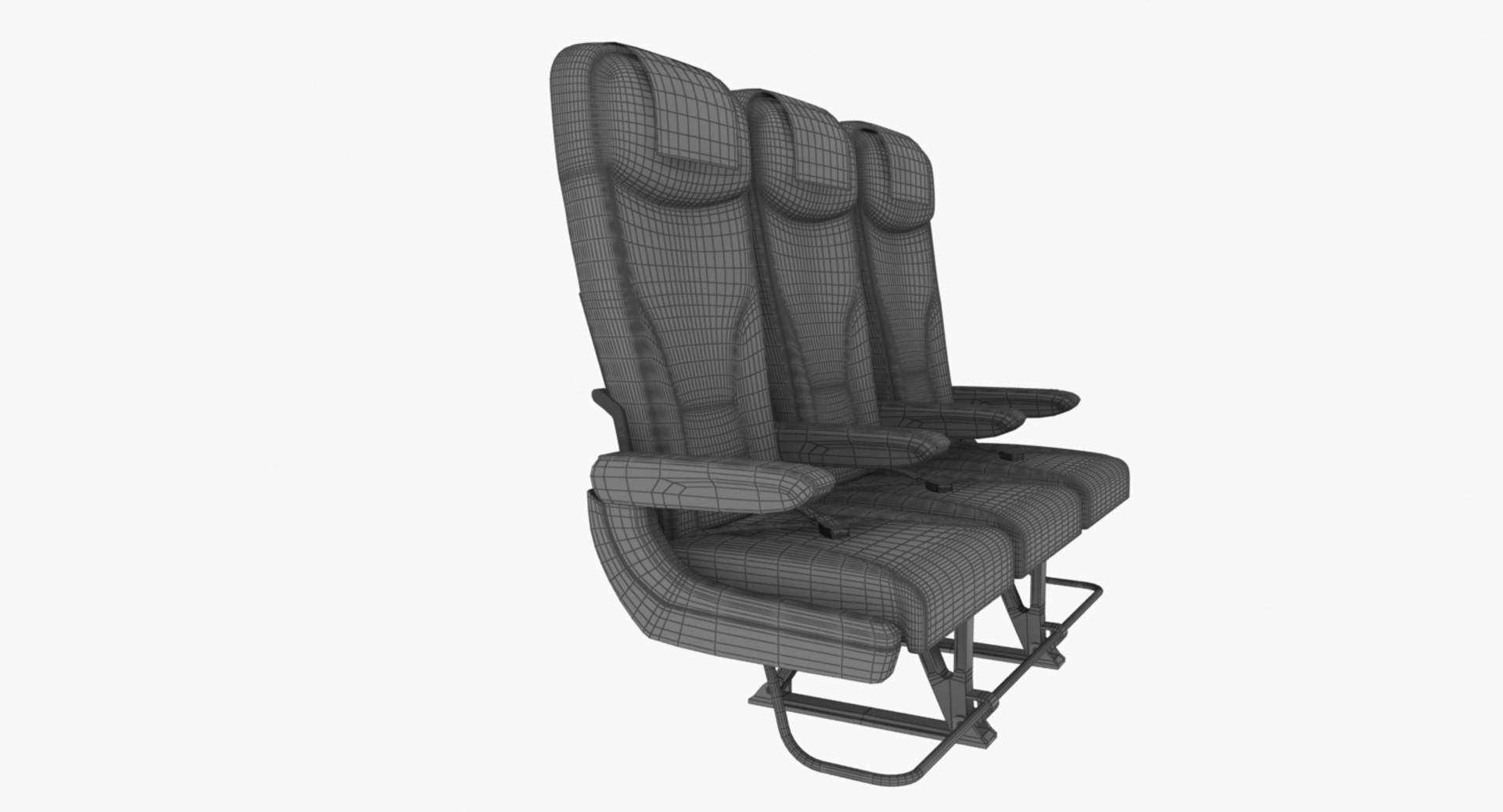 3D Airplane Chair Model - TurboSquid 1343323