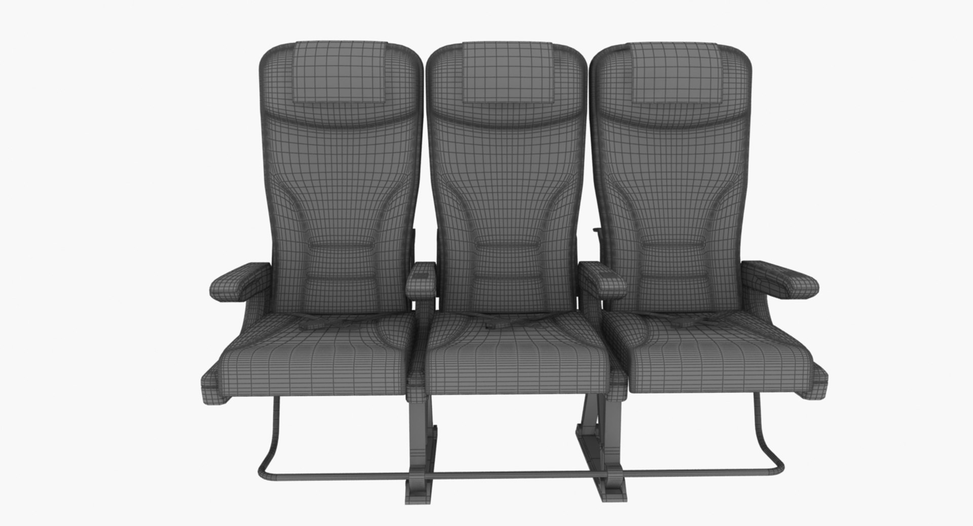 3D Airplane Chair Model - TurboSquid 1343323