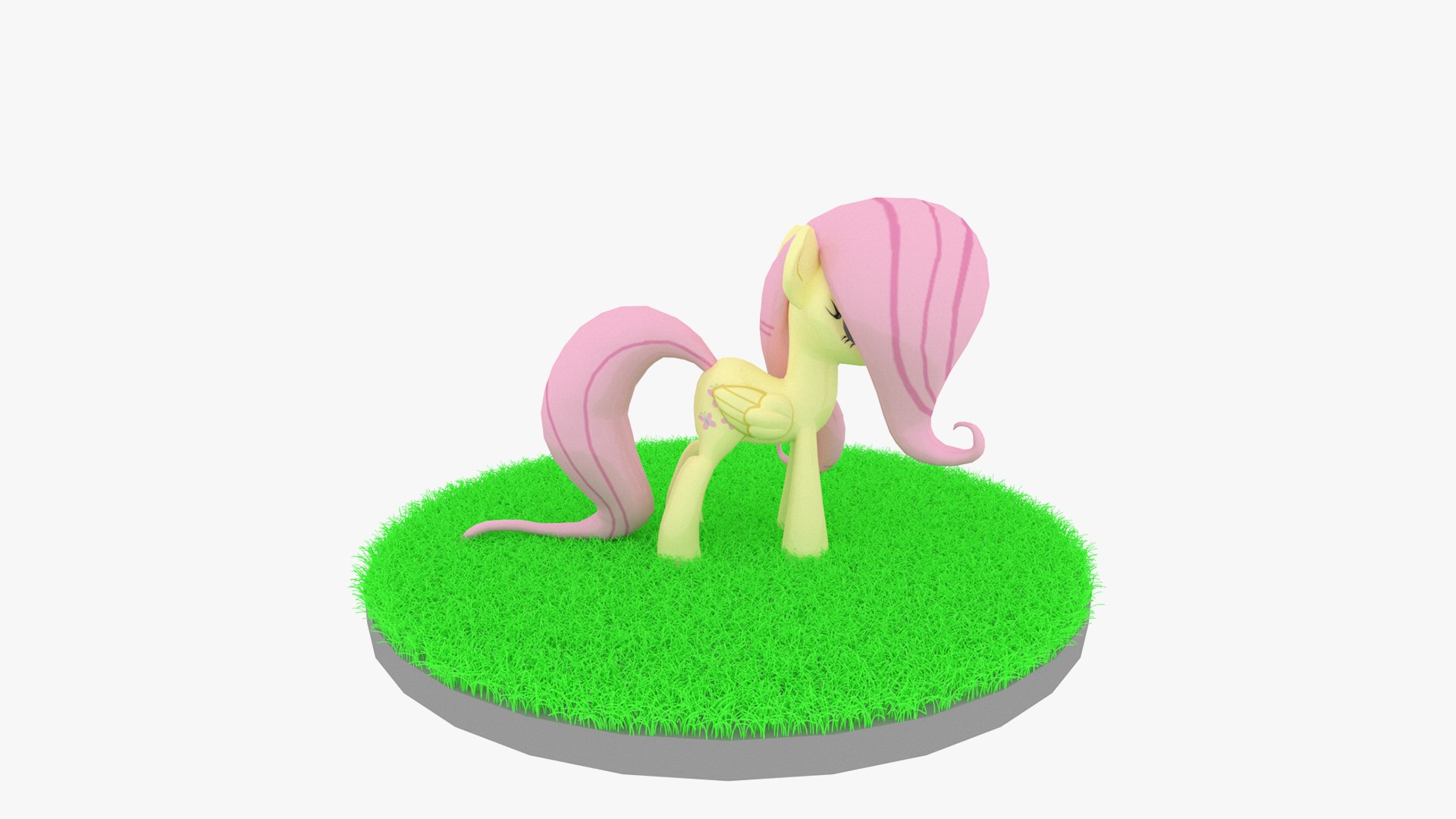Cartoon Pony Rigged Model - TurboSquid 2020030