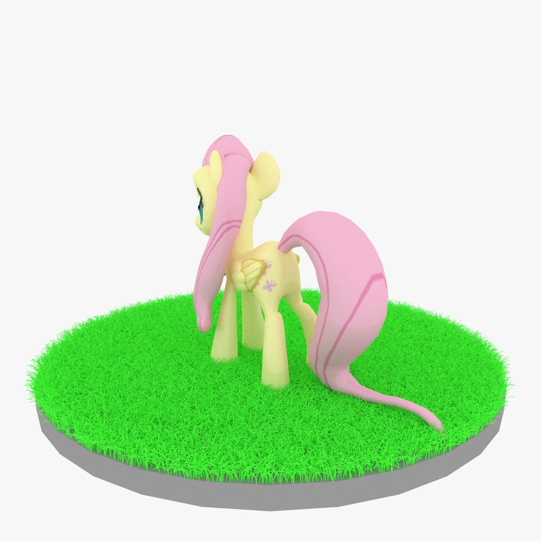 Cartoon Pony Rigged Model - TurboSquid 2020030