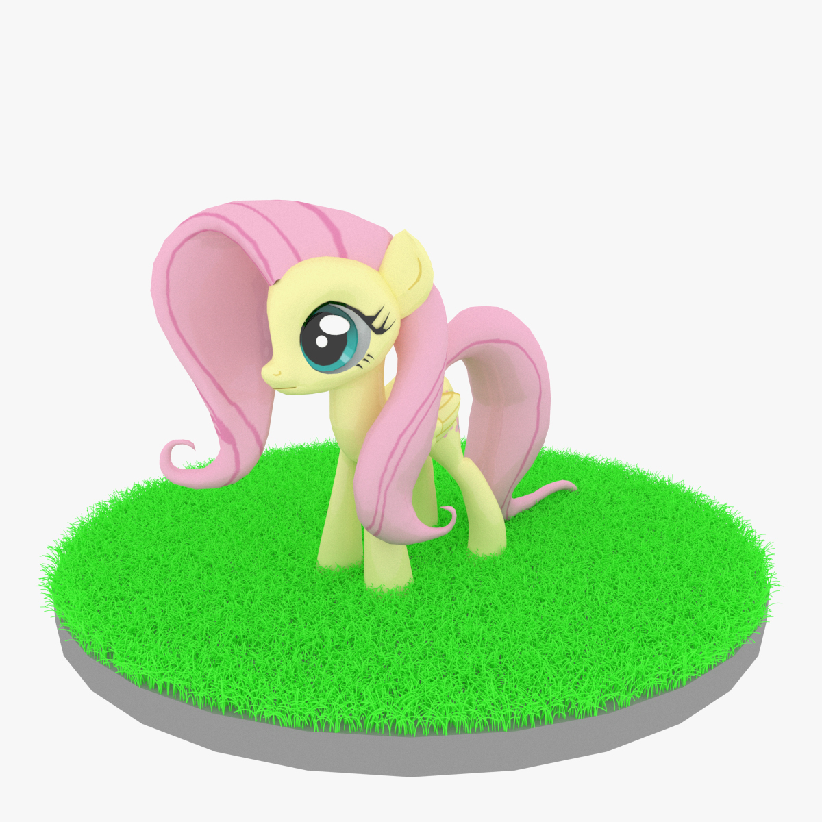 modelo 3d Cartoon Pony Rigged - TurboSquid 2020030