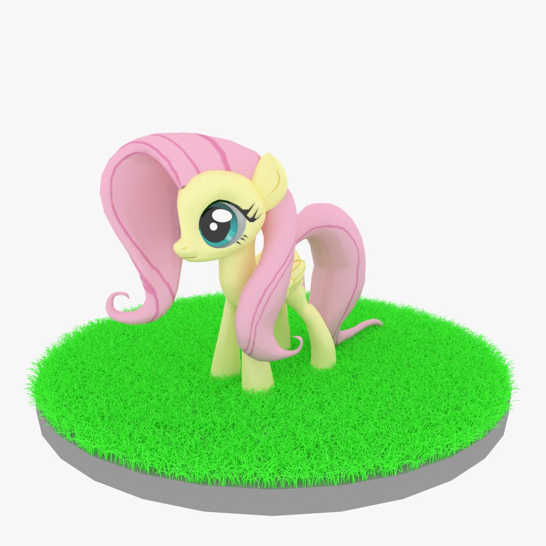 Cartoon Pony Rigged Model - TurboSquid 2020030