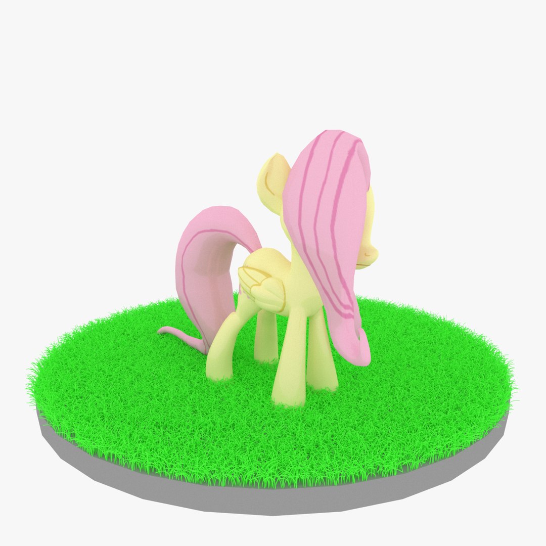 Cartoon Pony Rigged Model - TurboSquid 2020030