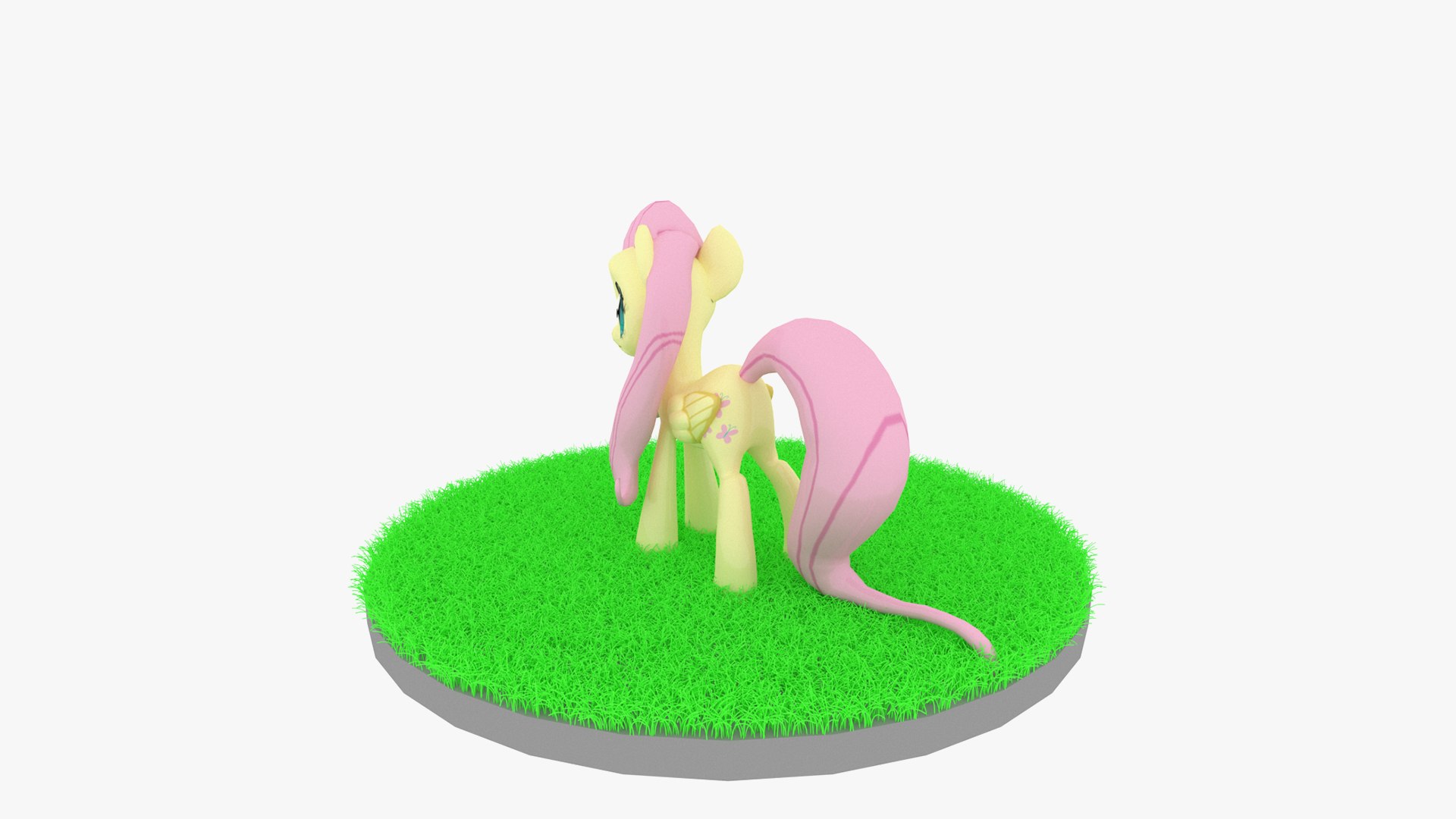 Cartoon Pony Rigged Model - TurboSquid 2020030