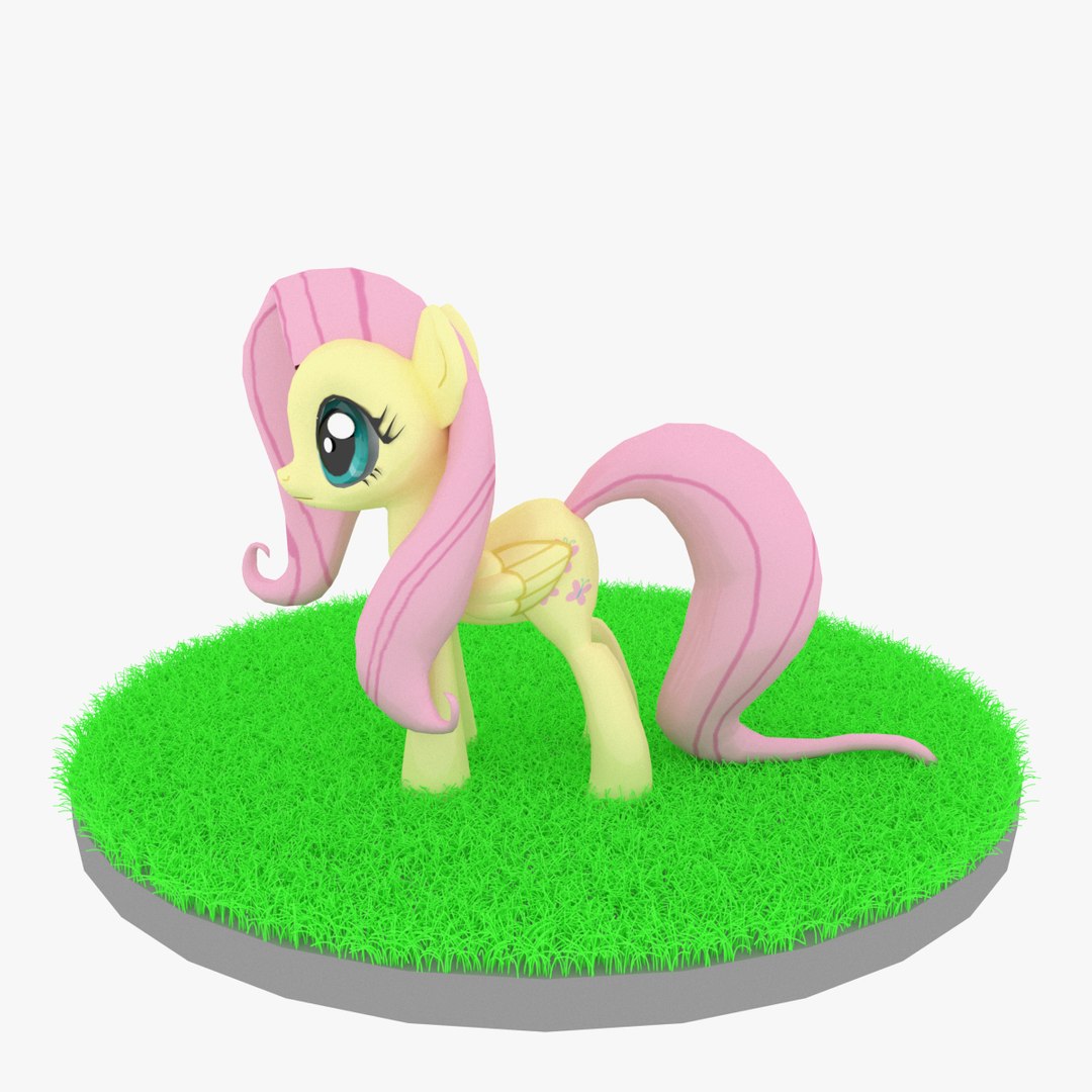 Cartoon Pony Rigged Model - TurboSquid 2020030