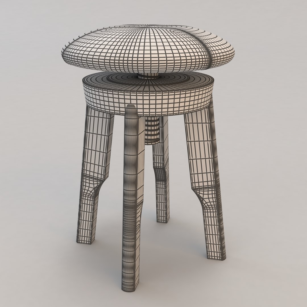 Capella Stool Christian Liaigre 3d Model