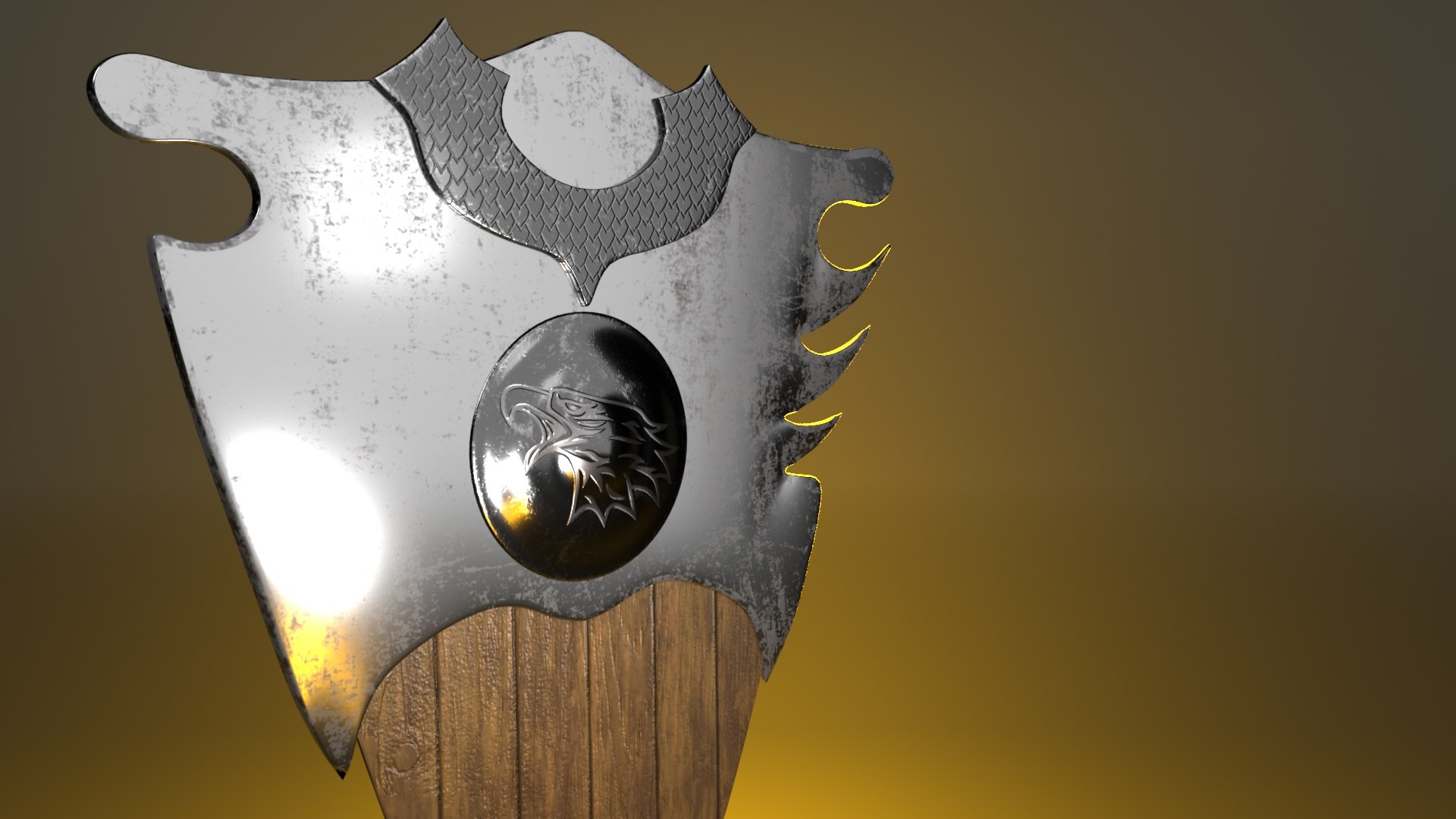 Fantasy Sword And Shield Set 3D Model - TurboSquid 2204935