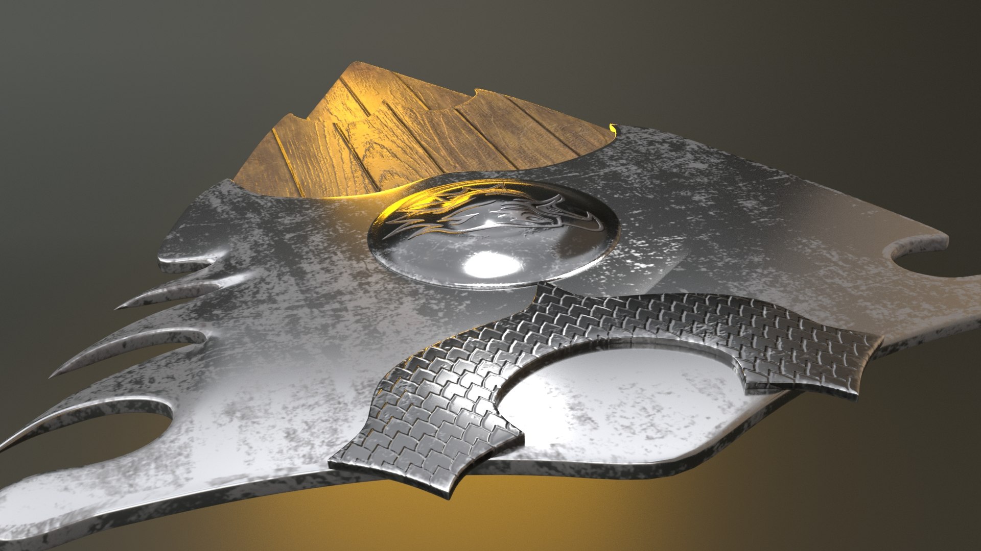 Fantasy Sword And Shield Set 3D Model - TurboSquid 2204935