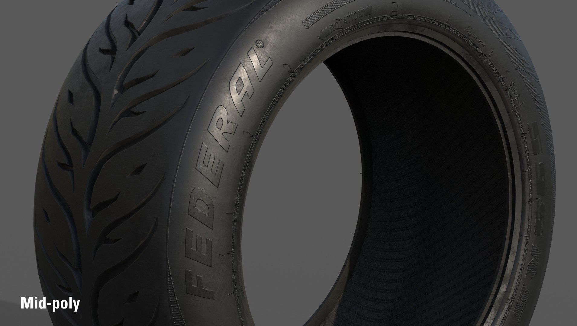 Federal 595 RS 205 50 For 15x9 3D Model - TurboSquid 1996713