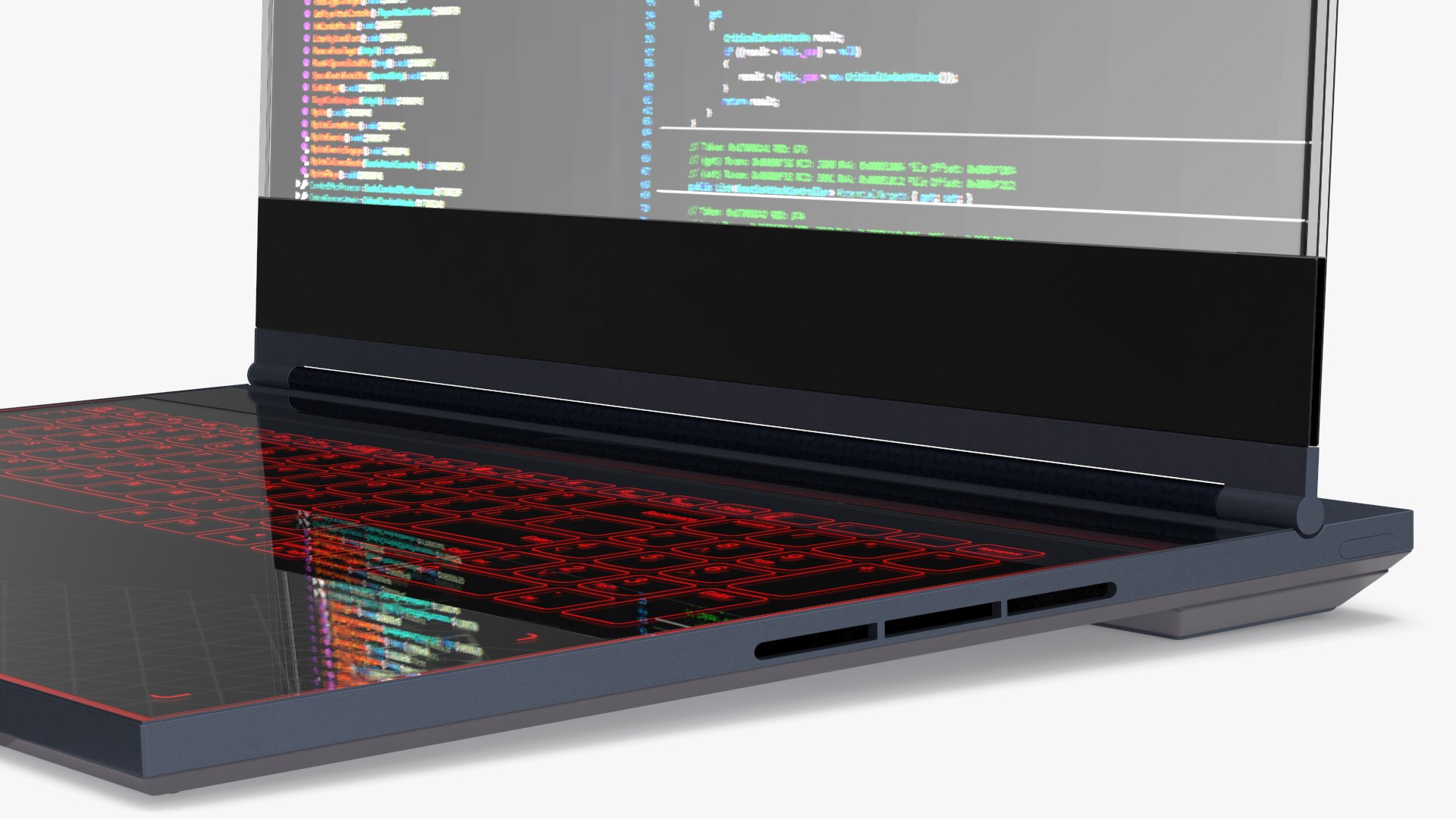 3D Modern Laptop With A Transparent Display - TurboSquid 2221449