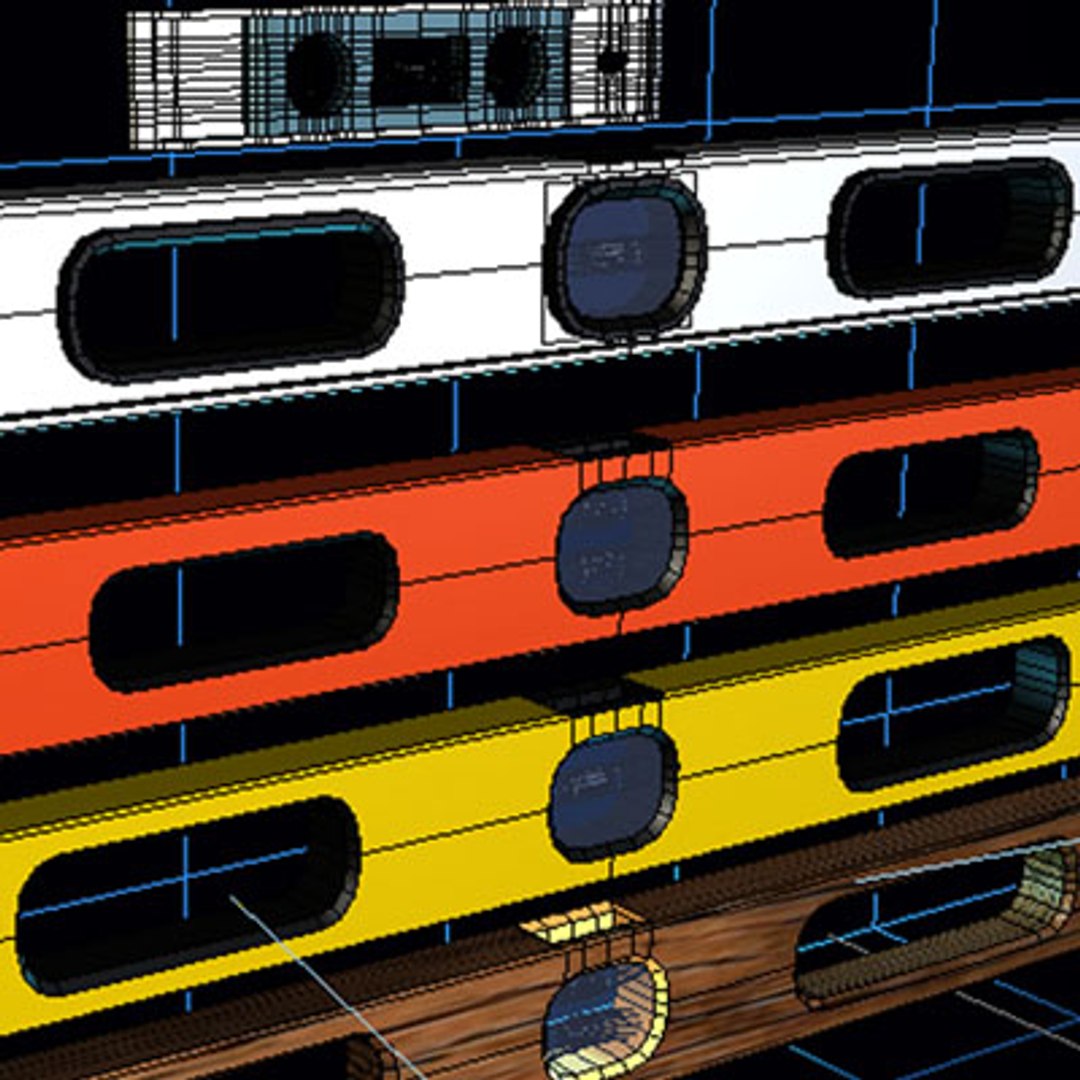 3d Model Levels 01 Stage Construction