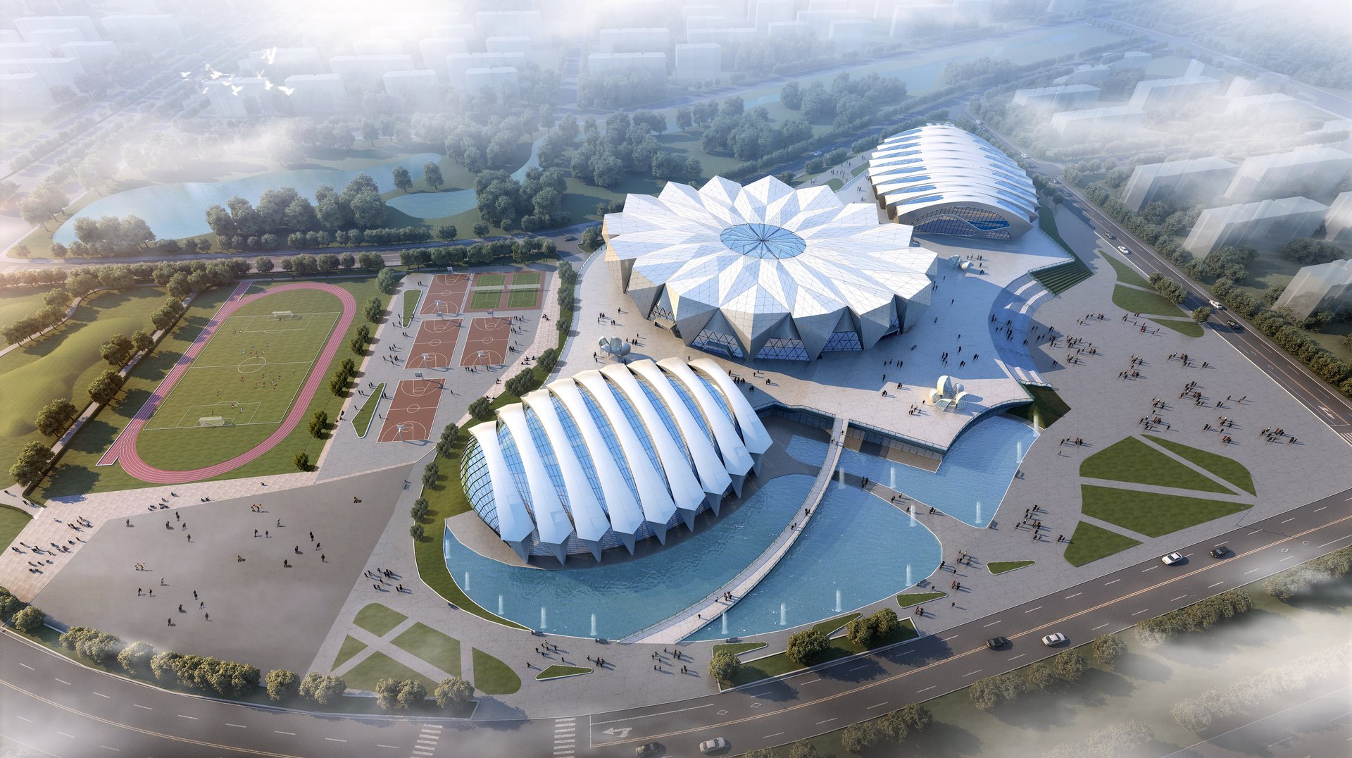 3d Sports Stadium Model