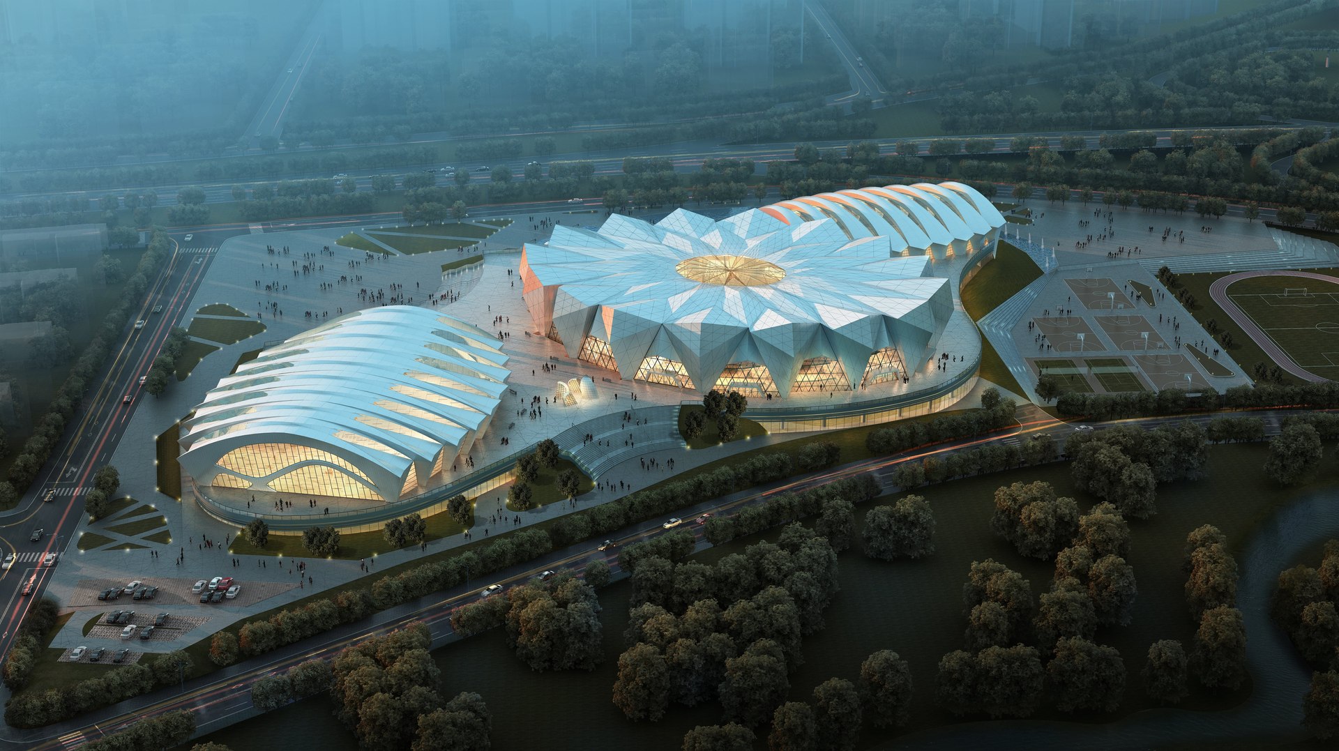 3d Sports Stadium Model