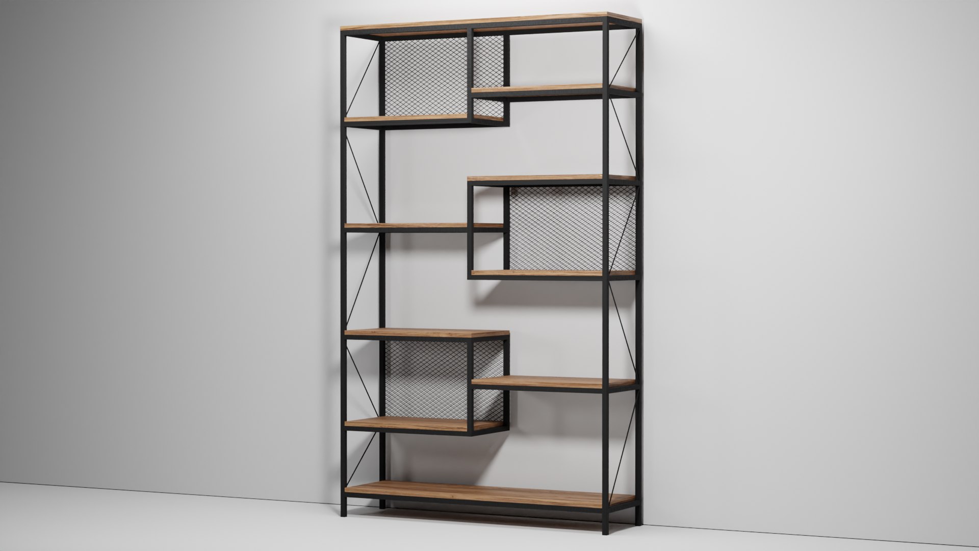 Levels Bookshelf 3D Model - TurboSquid 2065911