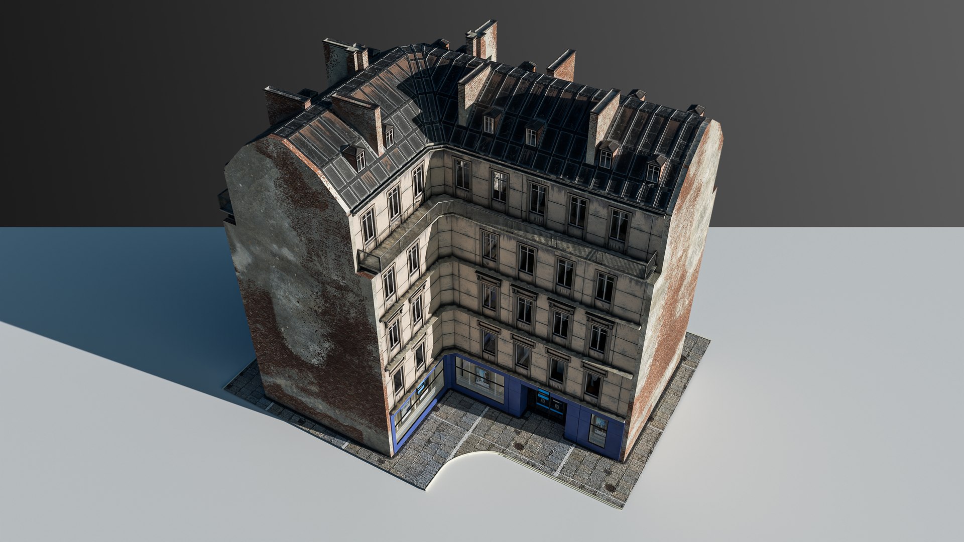 European Commercial Bank Model - TurboSquid 2396812