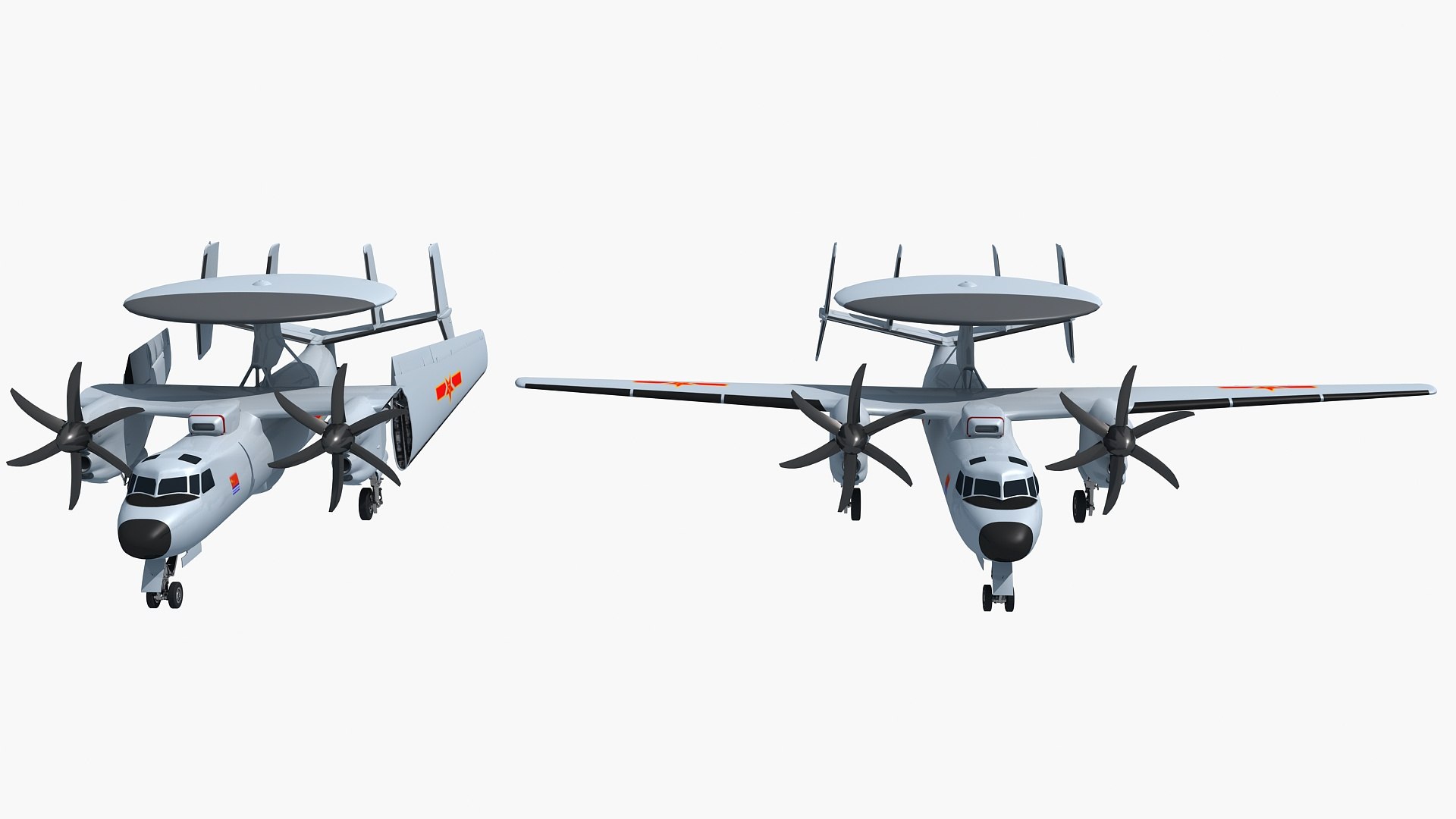 3D model Chinese Air Force KJ600 - TurboSquid 2182409