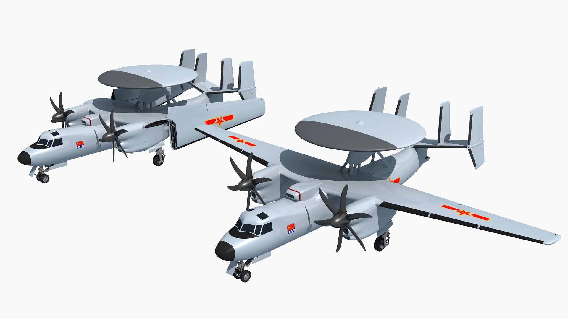3D Model Chinese Air Force KJ600 - TurboSquid 2182409