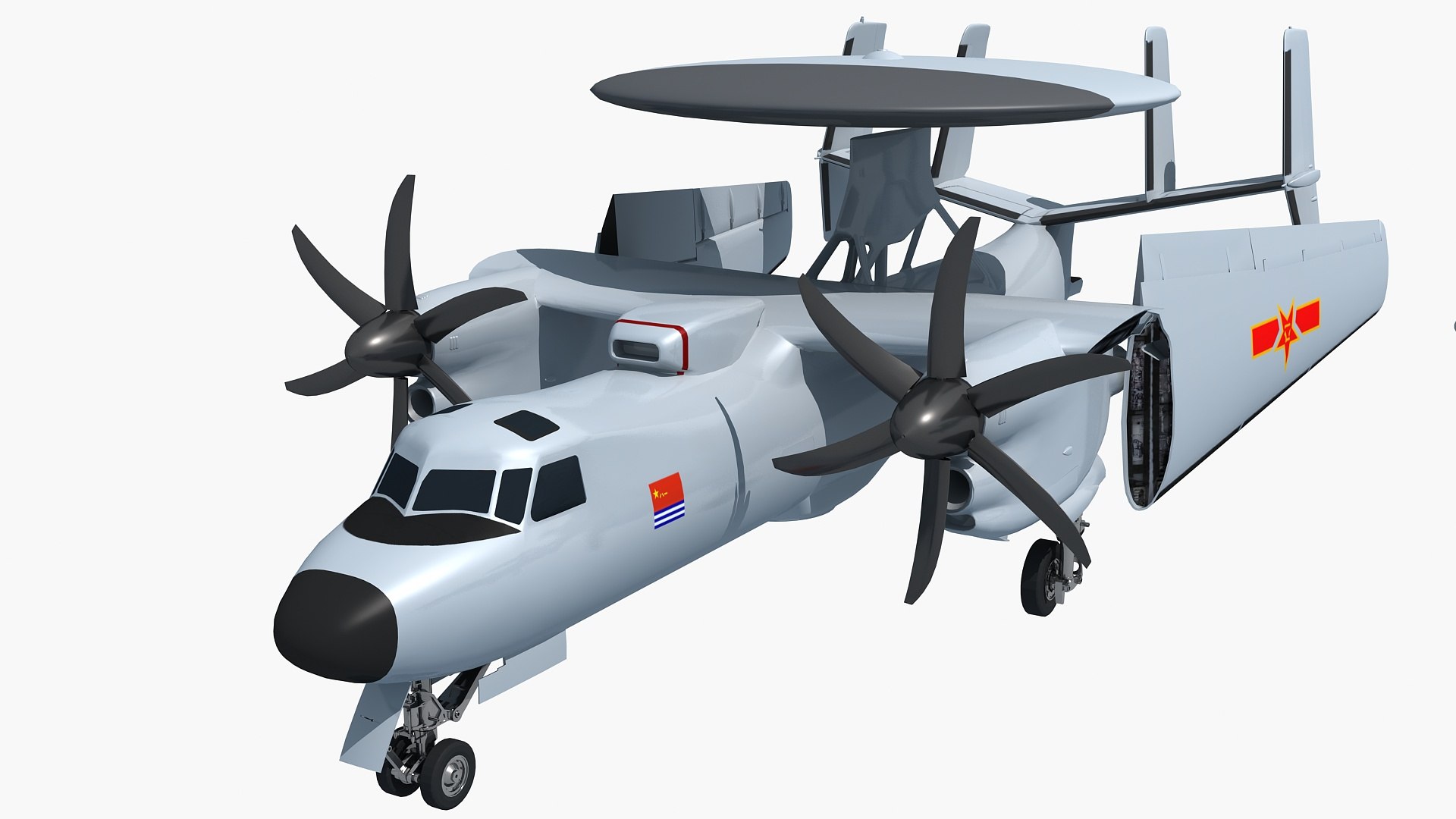 3D Model Chinese Air Force KJ600 - TurboSquid 2182409