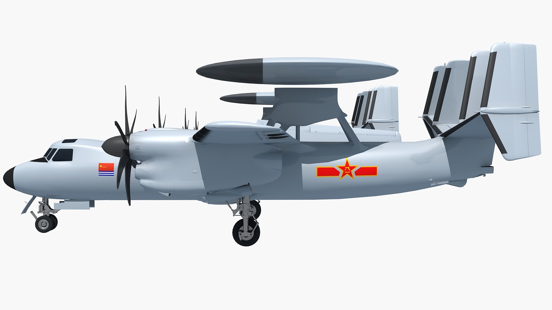 3D model Chinese Air Force KJ600 - TurboSquid 2182409