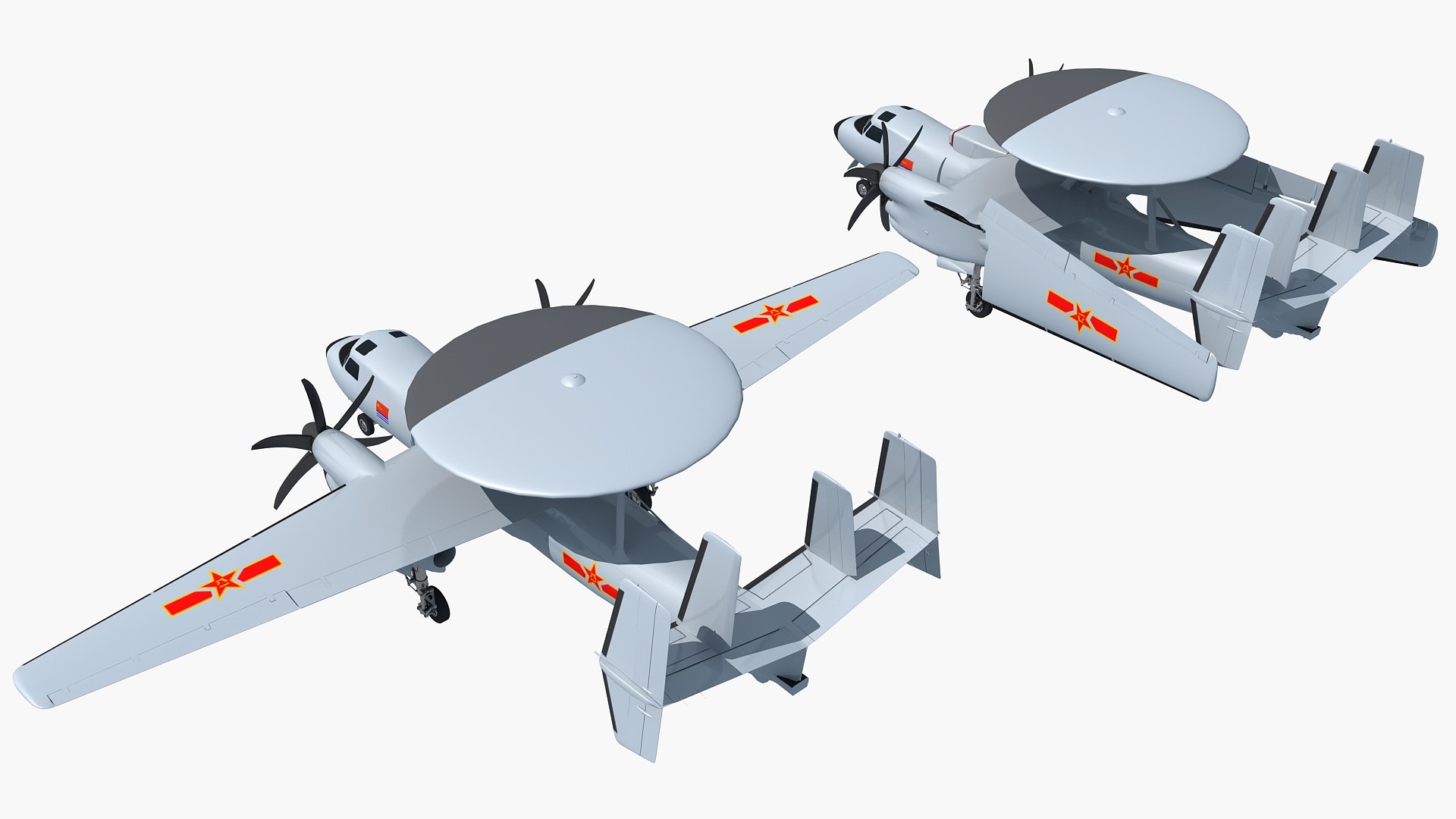 3D Model Chinese Air Force KJ600 - TurboSquid 2182409