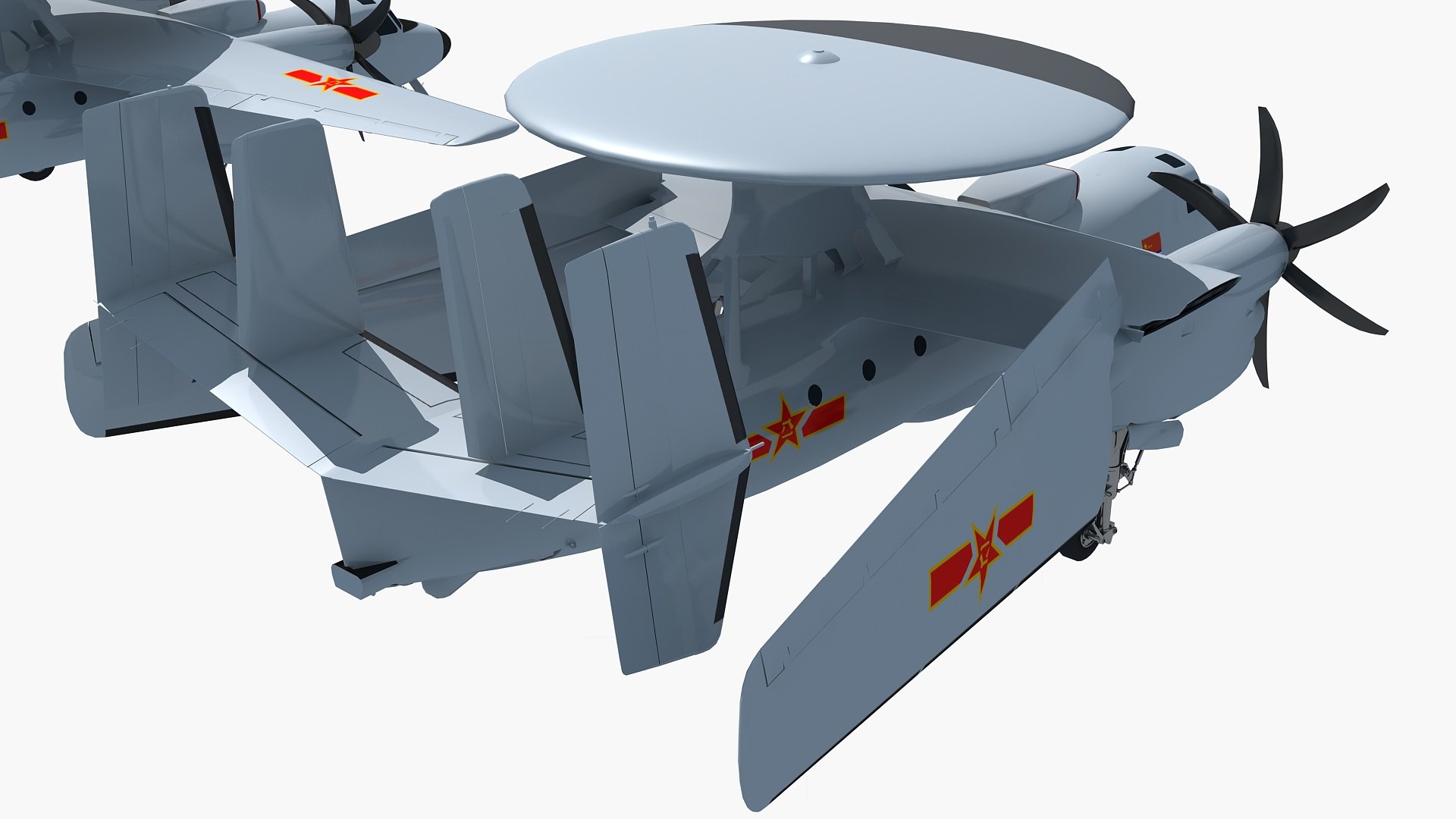 3D model Chinese Air Force KJ600 - TurboSquid 2182409