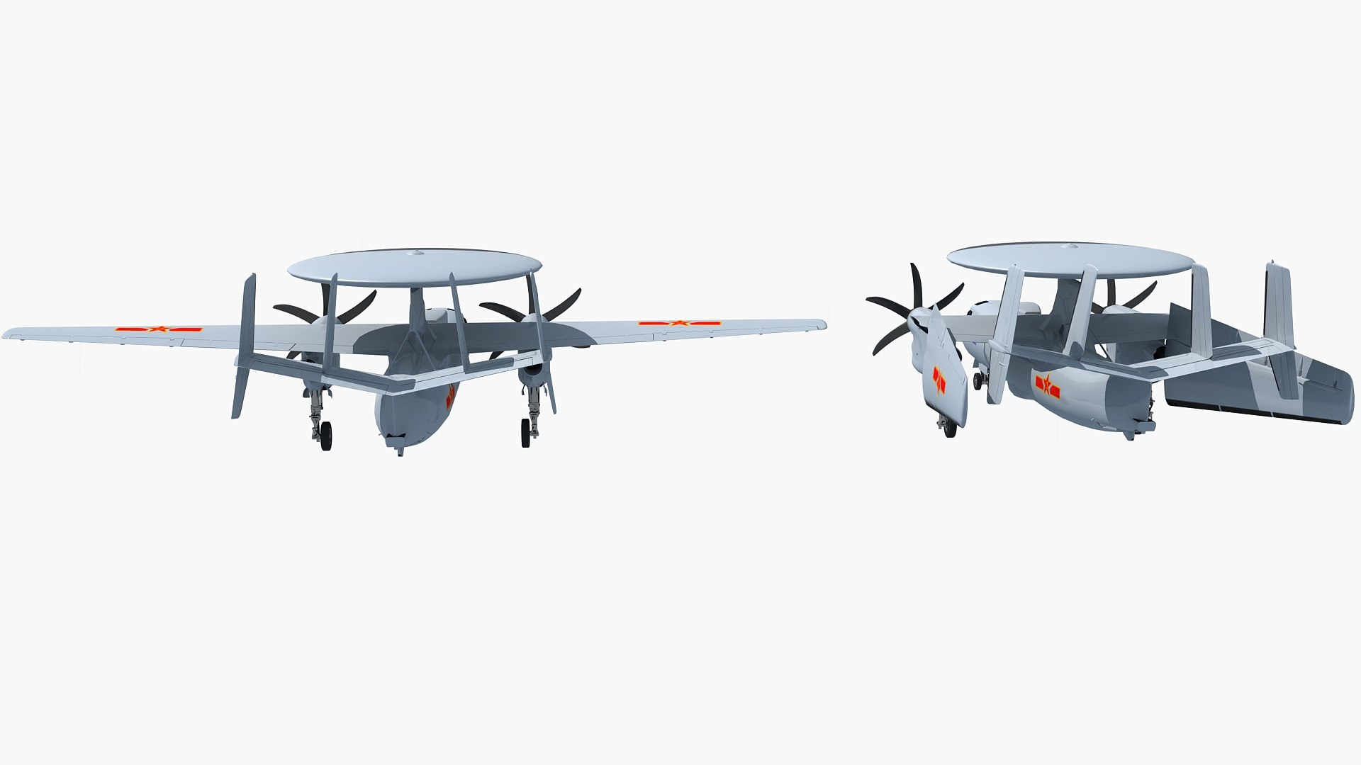 3D model Chinese Air Force KJ600 - TurboSquid 2182409