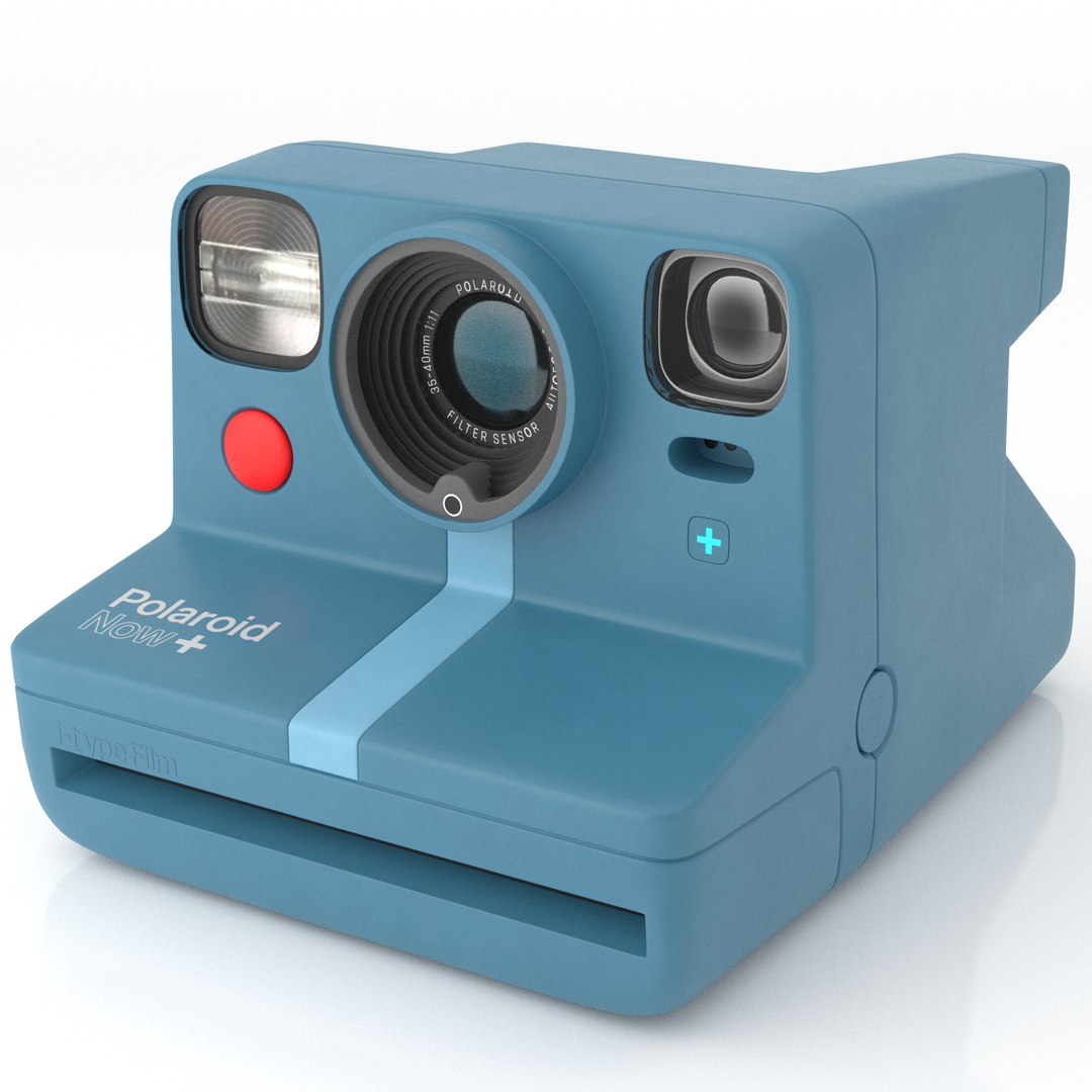 Polaroid Now Plus Blue Model - TurboSquid 2145540