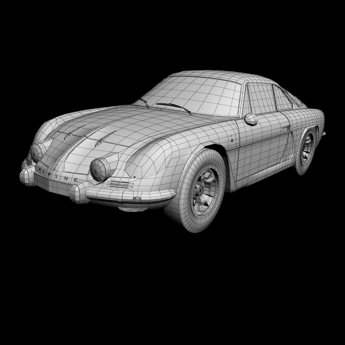 3D 1968 renault alpine a110 - TurboSquid 1330281