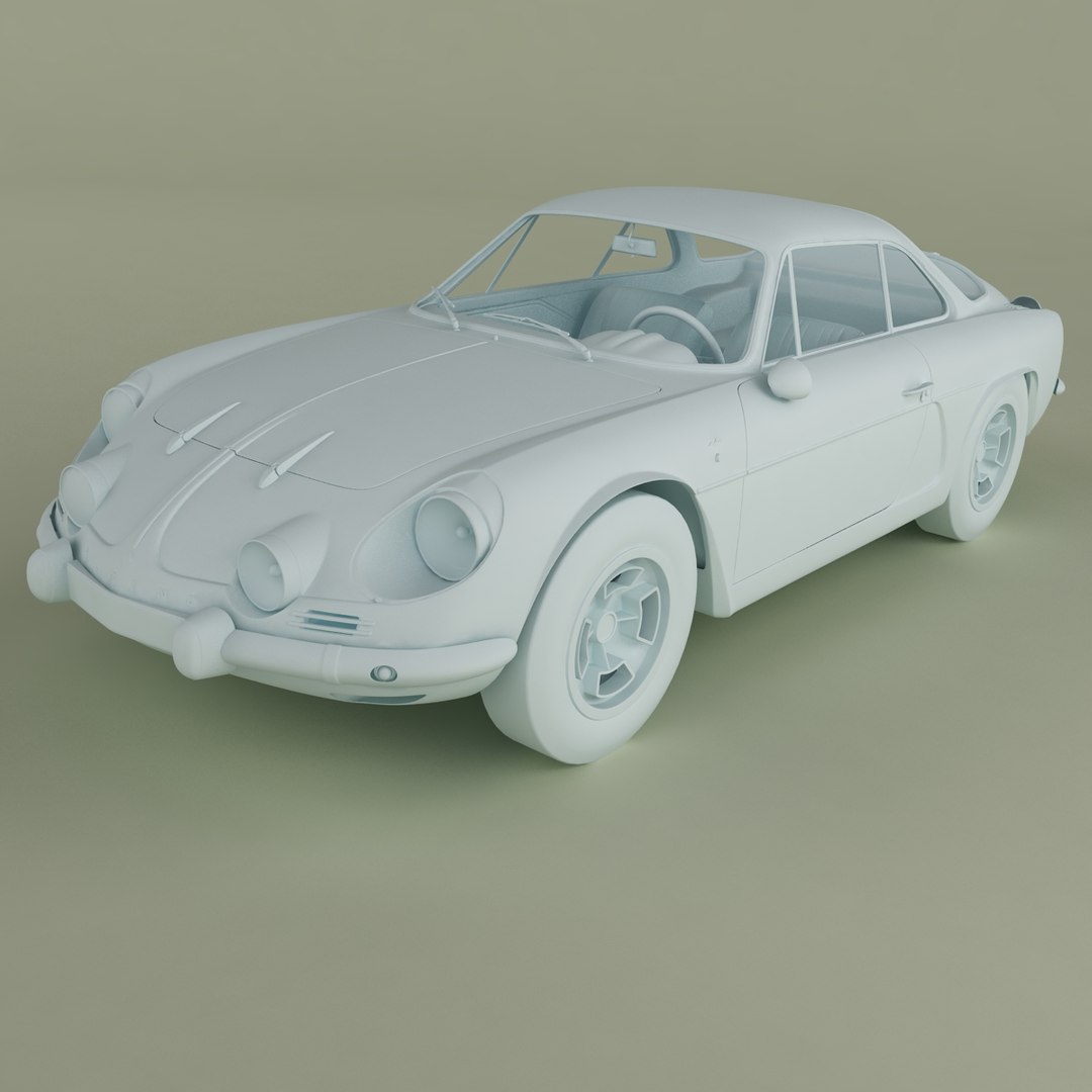 3D 1968 Renault Alpine A110 - TurboSquid 1330281