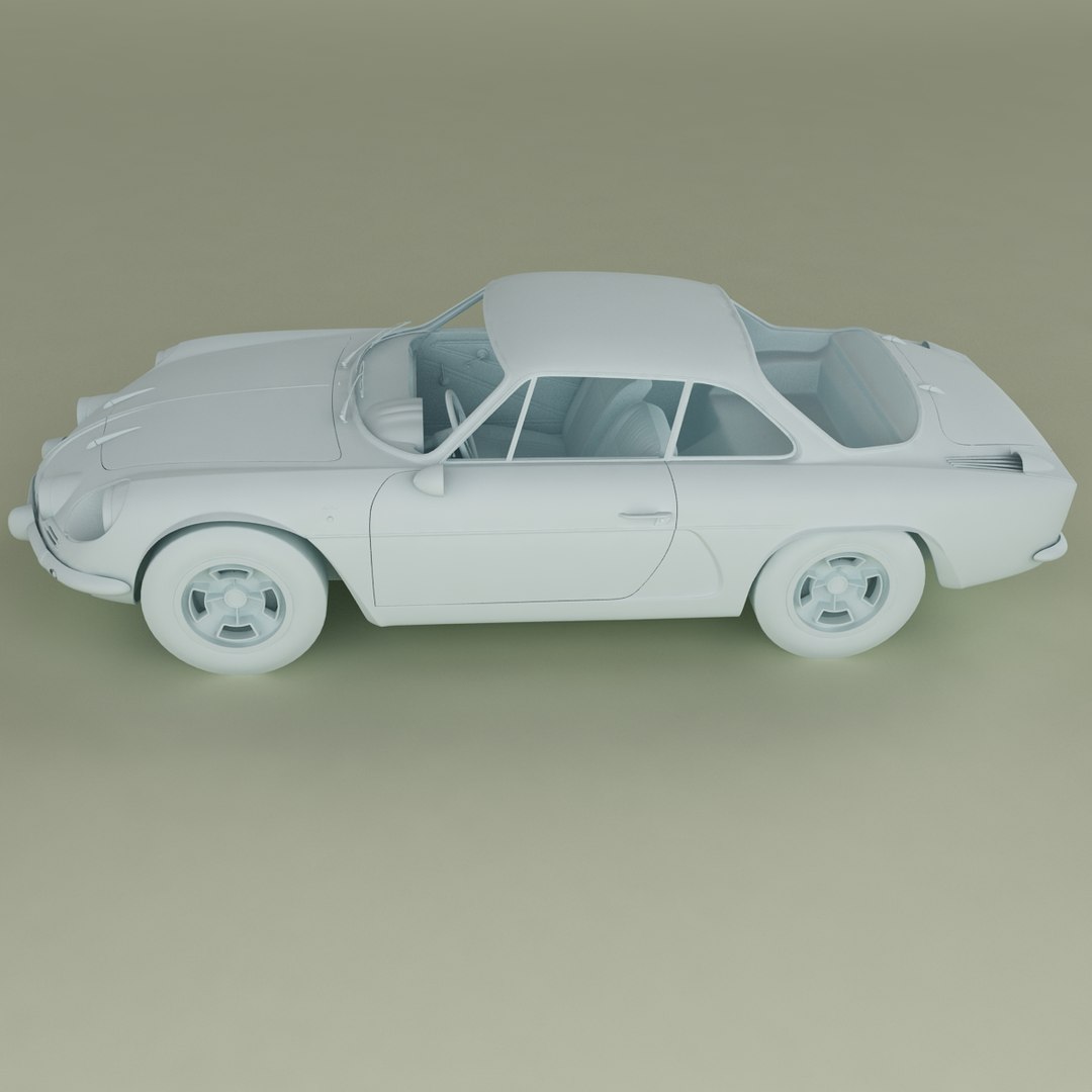 3D 1968 Renault Alpine A110 - TurboSquid 1330281