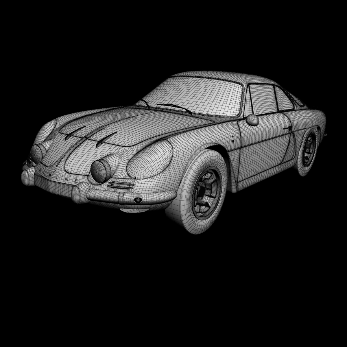 3D 1968 renault alpine a110 - TurboSquid 1330281
