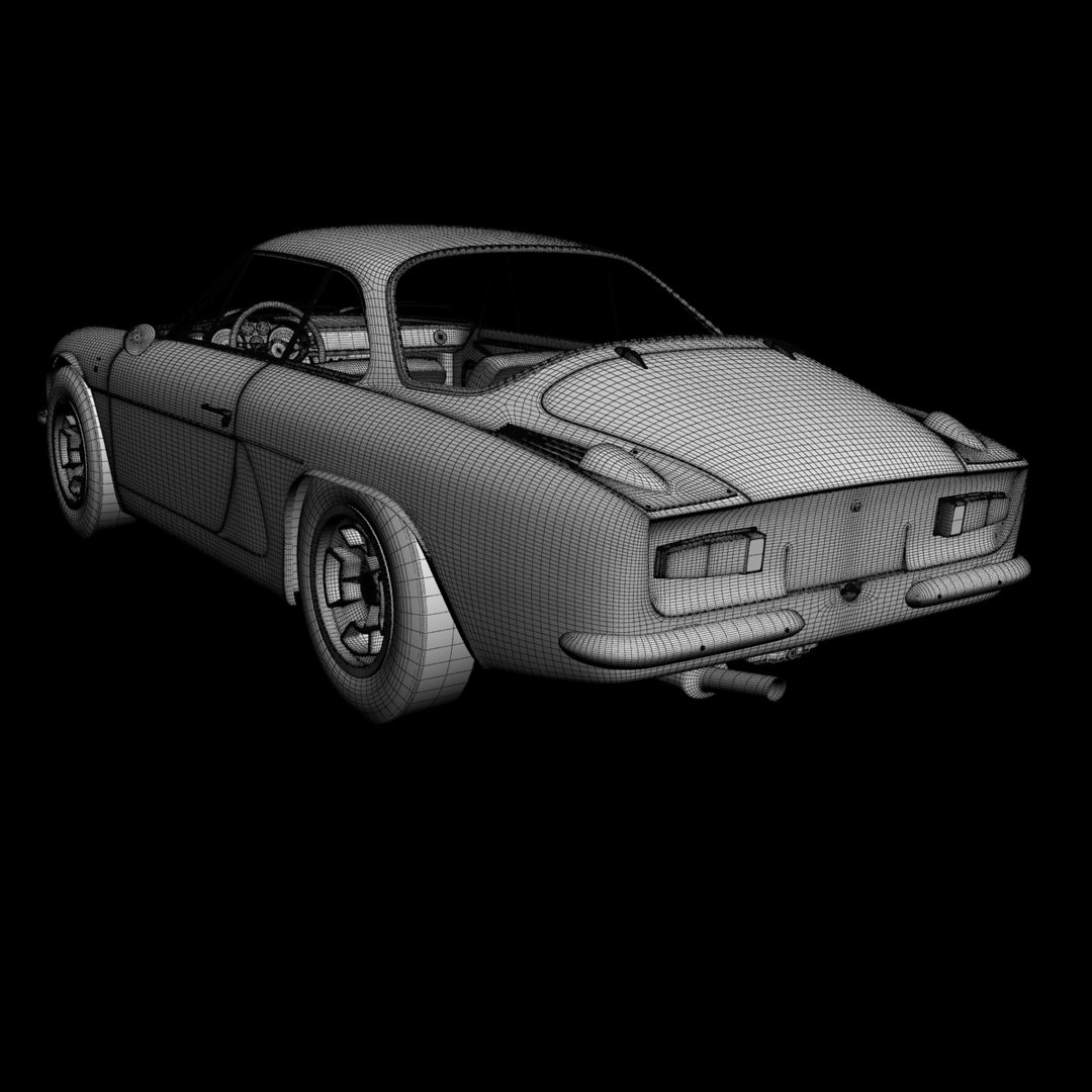 3D 1968 Renault Alpine A110 - TurboSquid 1330281